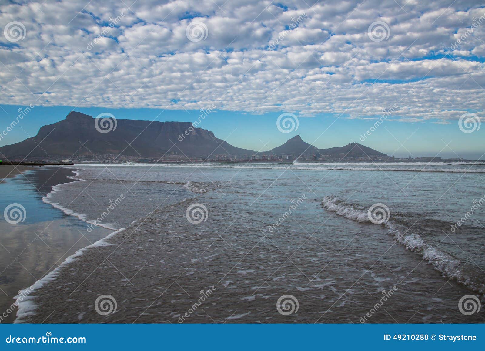 Primo mattino Cape Town fotografia stock. Immagine di onde - 49210280