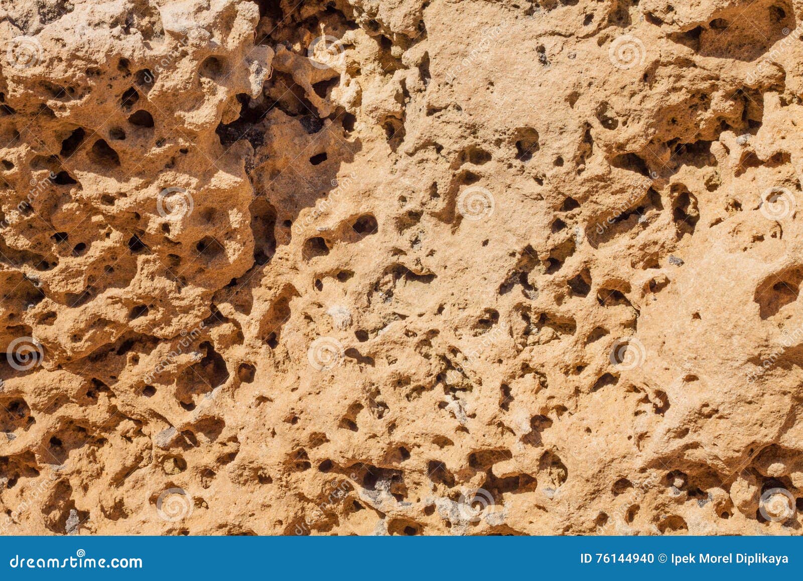 Primo Piano Delle Rocce Porose Fotografia Stock - Immagine di ...