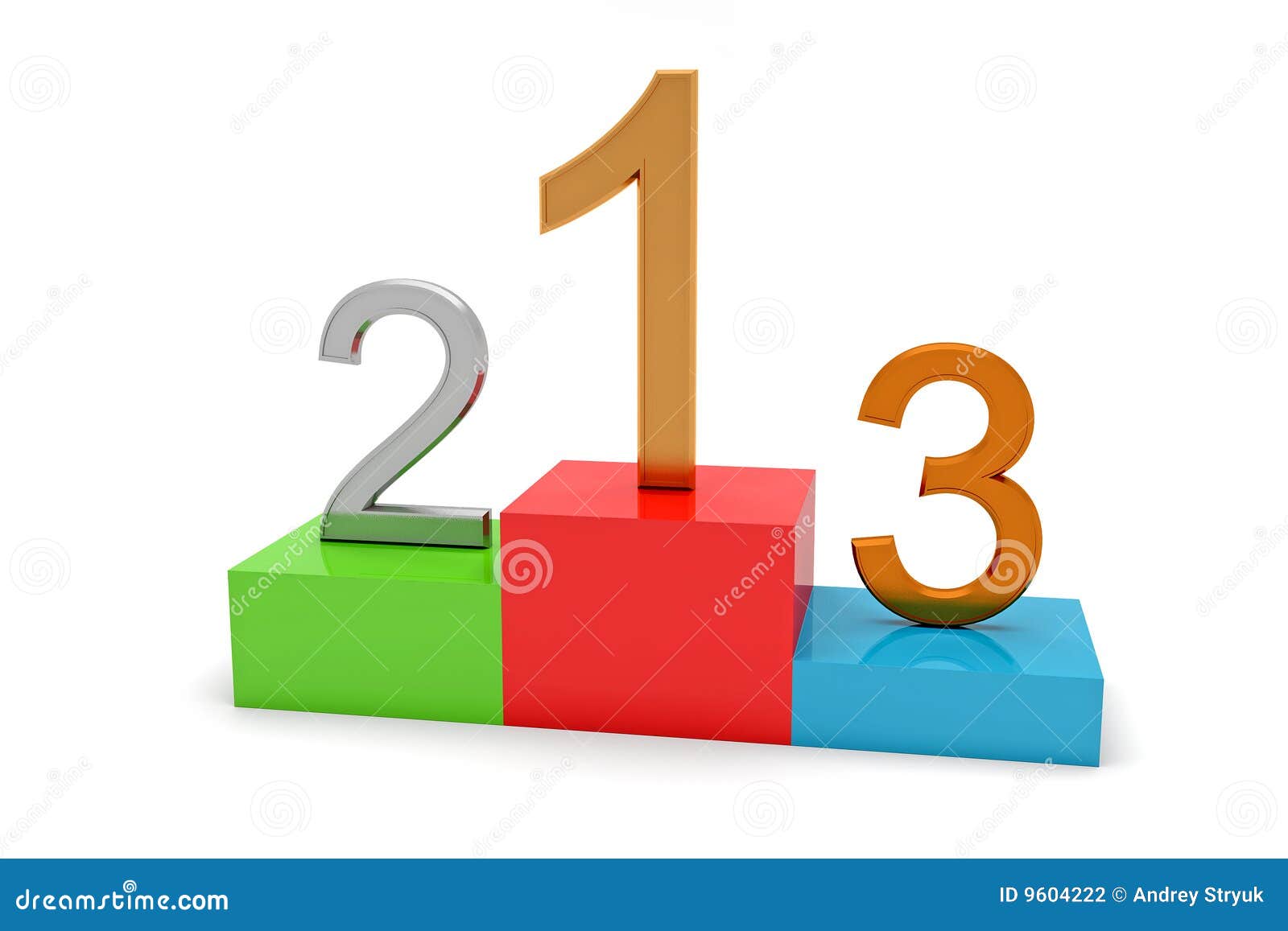 Primo posto illustrazione di stock. Illustrazione di punti - 9604222