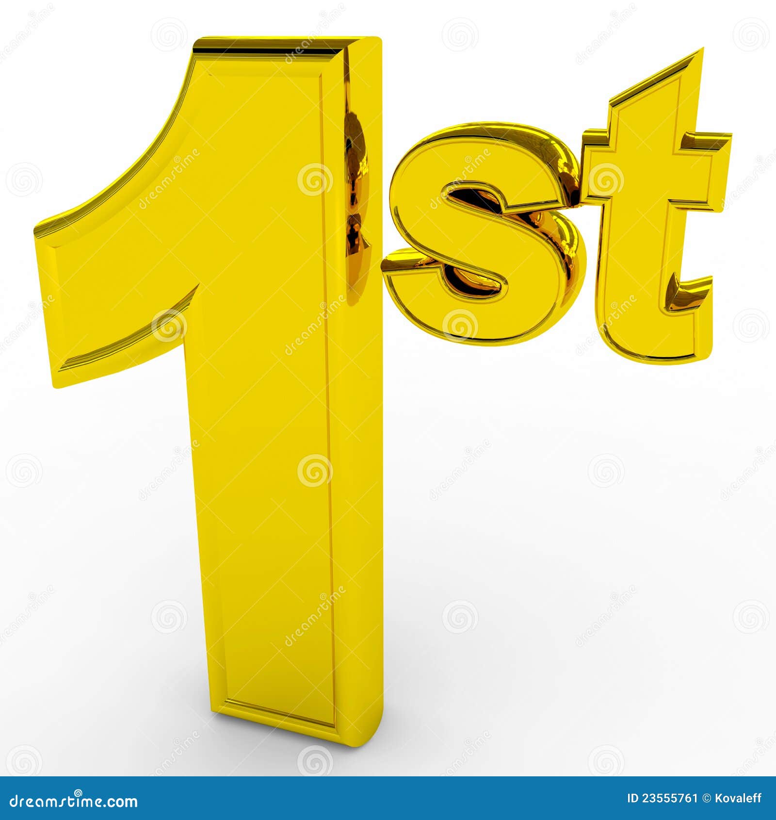 Primo Posto. Segno Di Gols. Illustrazione di Stock - Illustrazione di ...