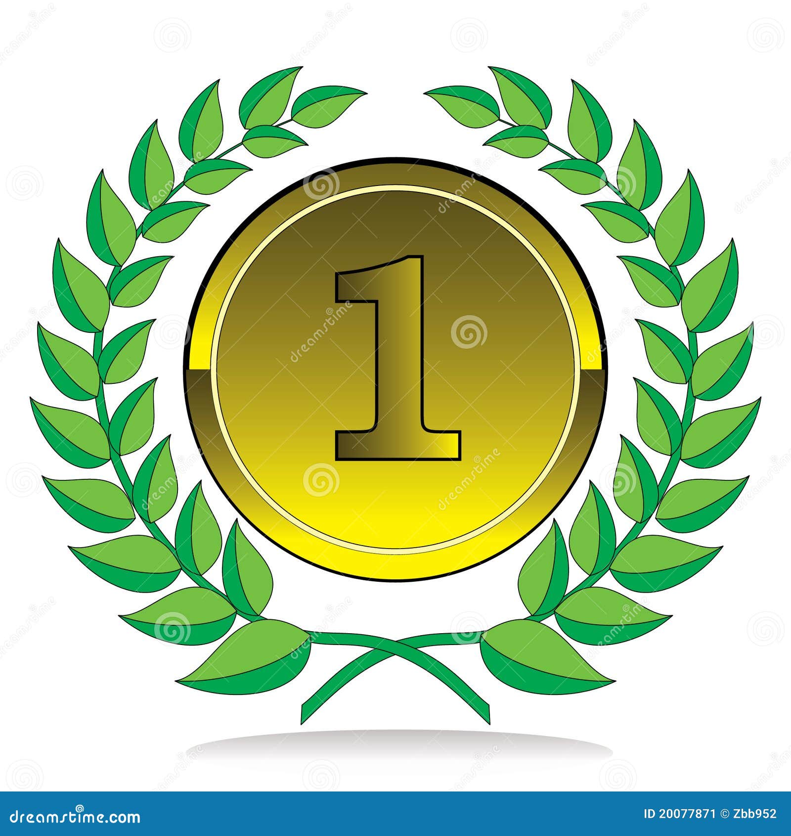 Primo premio del posto illustrazione vettoriale. Illustrazione di ...