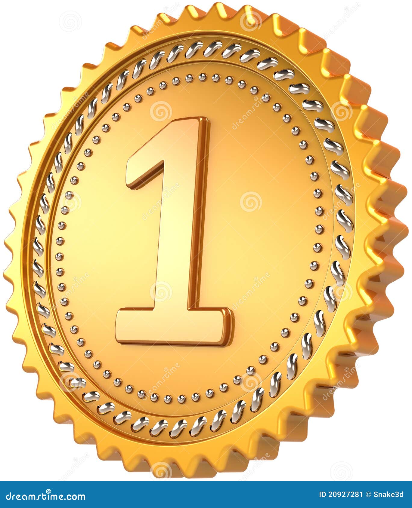 Primo Premio Del Posto Della Medaglia Dorata Illustrazione di Stock ...