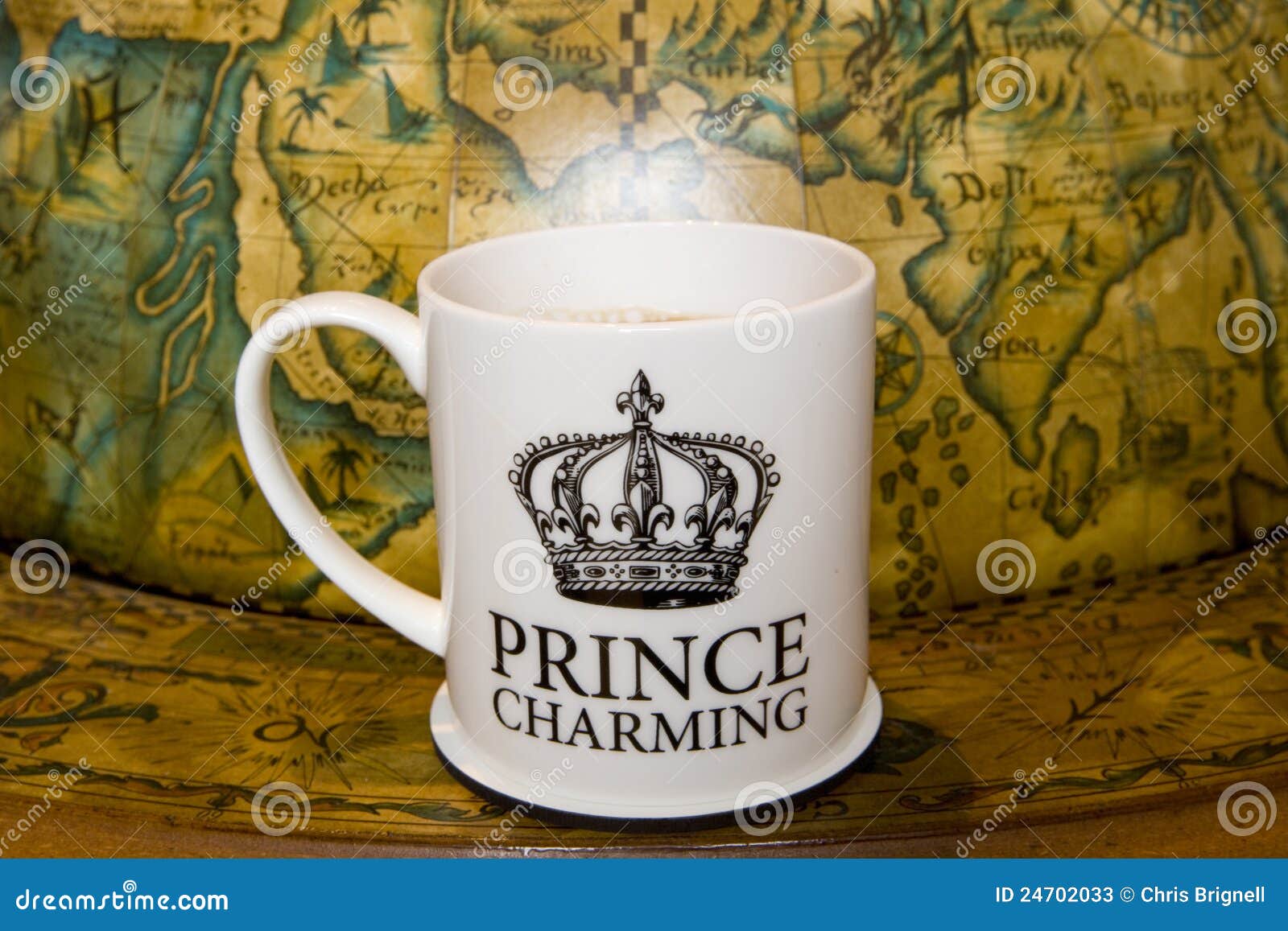 Prince charming cup of tea stock image. Image of valentines - 24702033