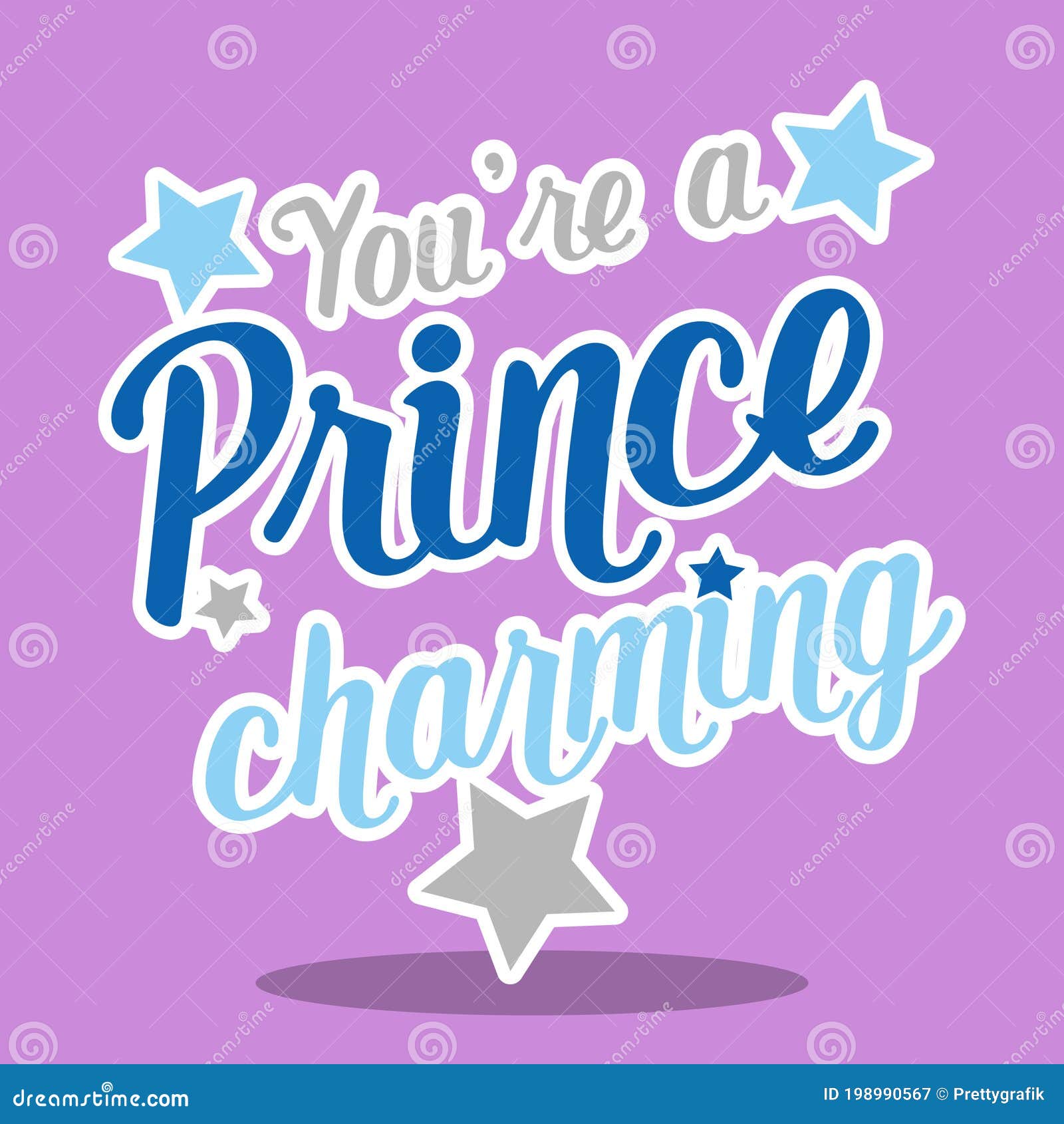 Prince charming word 04 stock vector. Illustration of charming - 198990567