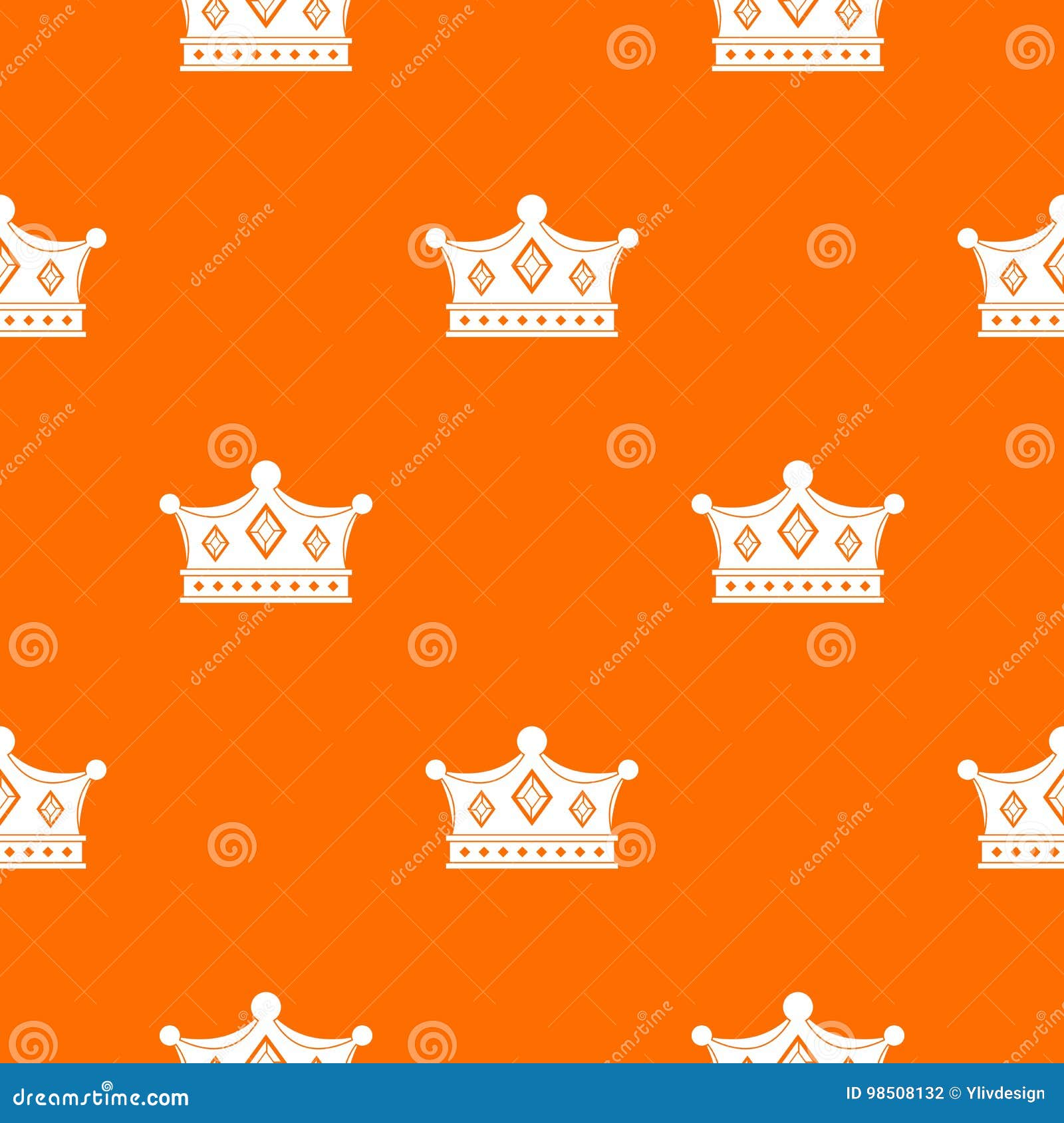 Prince Crown Pattern Seamless Stock Vector - Illustration of authority ...