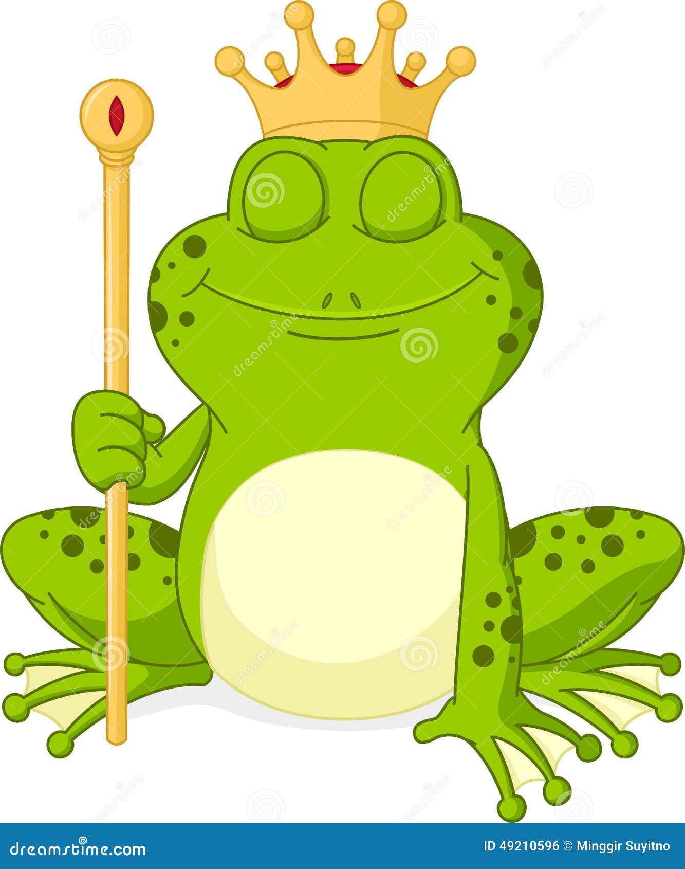 Prince Frog Stock Photo | CartoonDealer.com #49600002