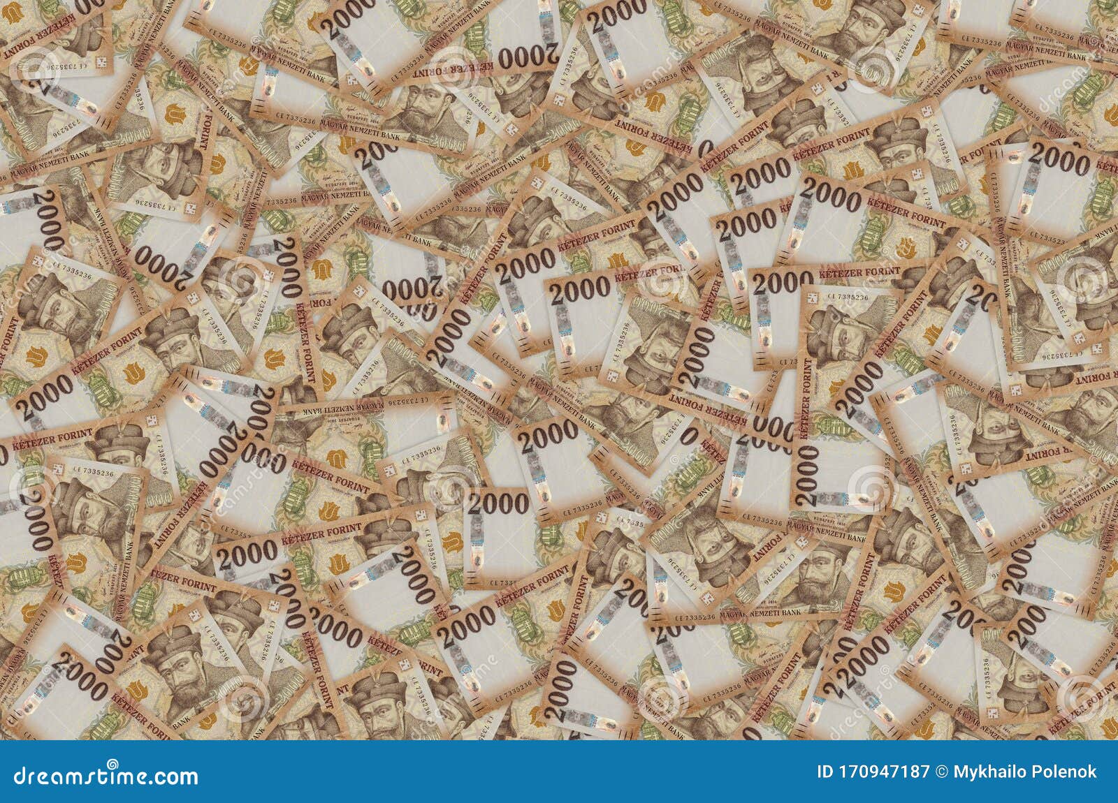 Prince Gabor Bethlen Portrait from Hungary 2000 Forints 2017 Banknote ...