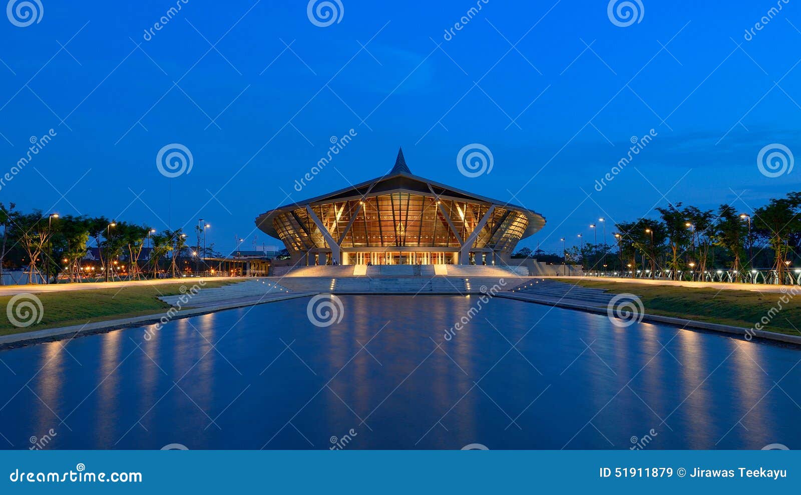 Prince Mahidol Hall stock image. Image of auditorium - 51911879