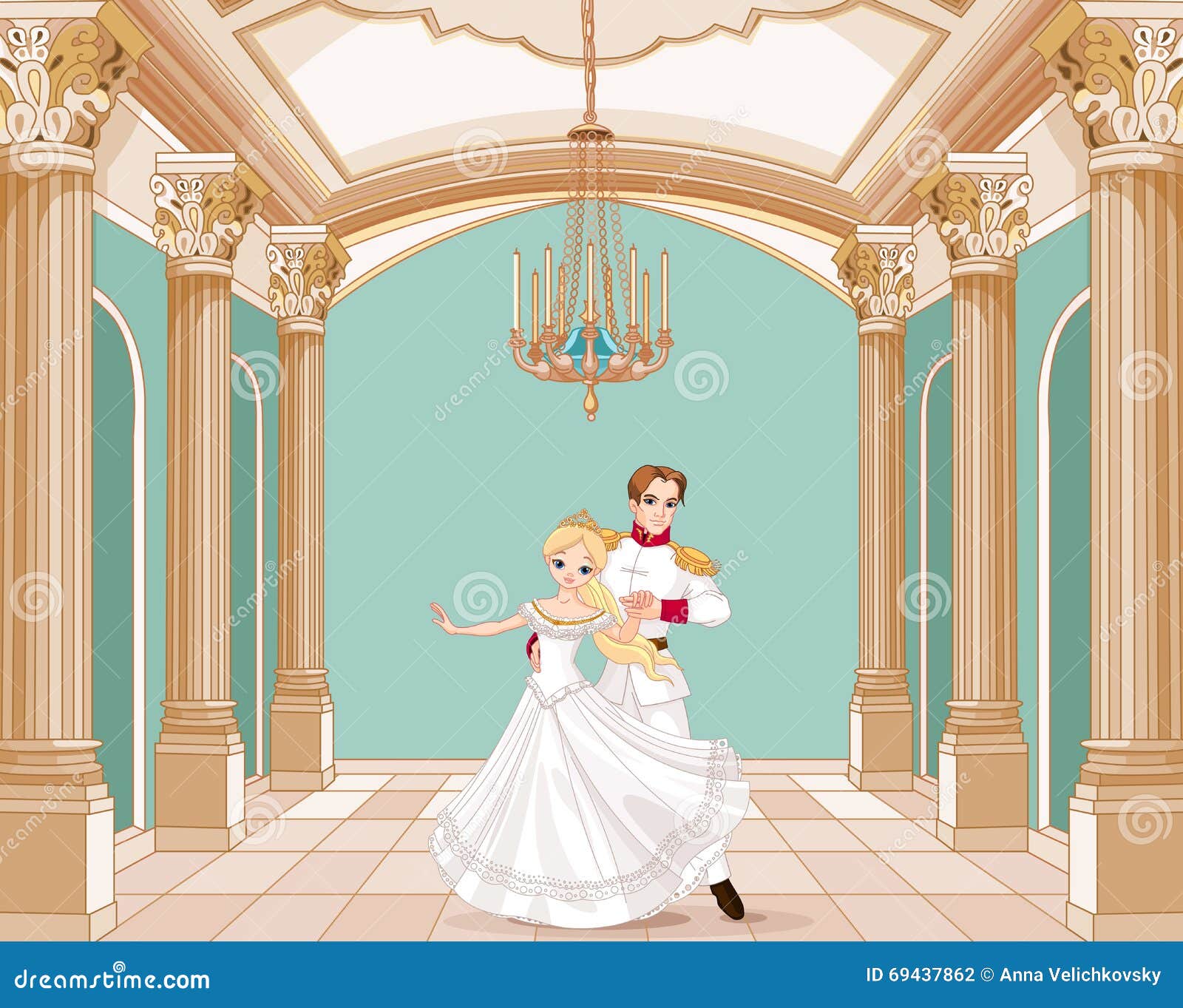 Prince and Princess stock vector. Illustration of designs - 69437862