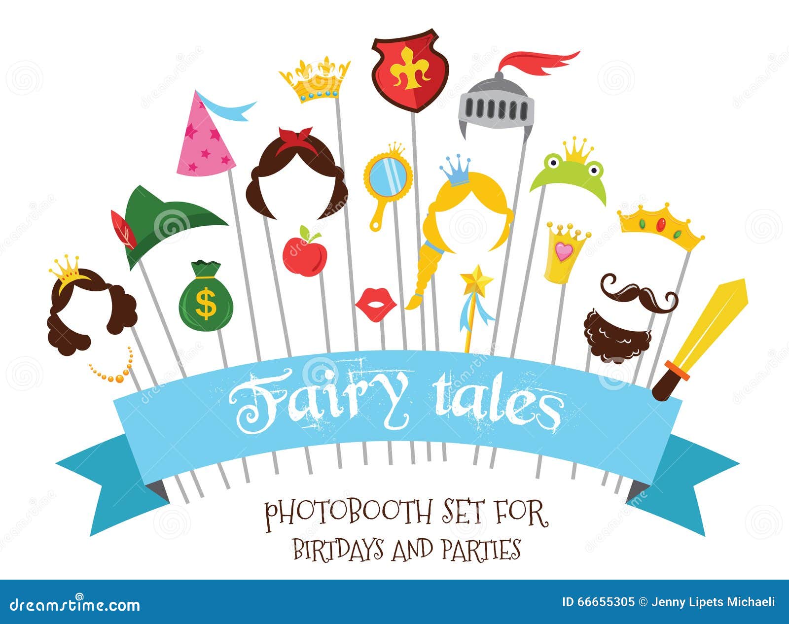 Princess Party Card Design. Stock Photography | CartoonDealer.com ...