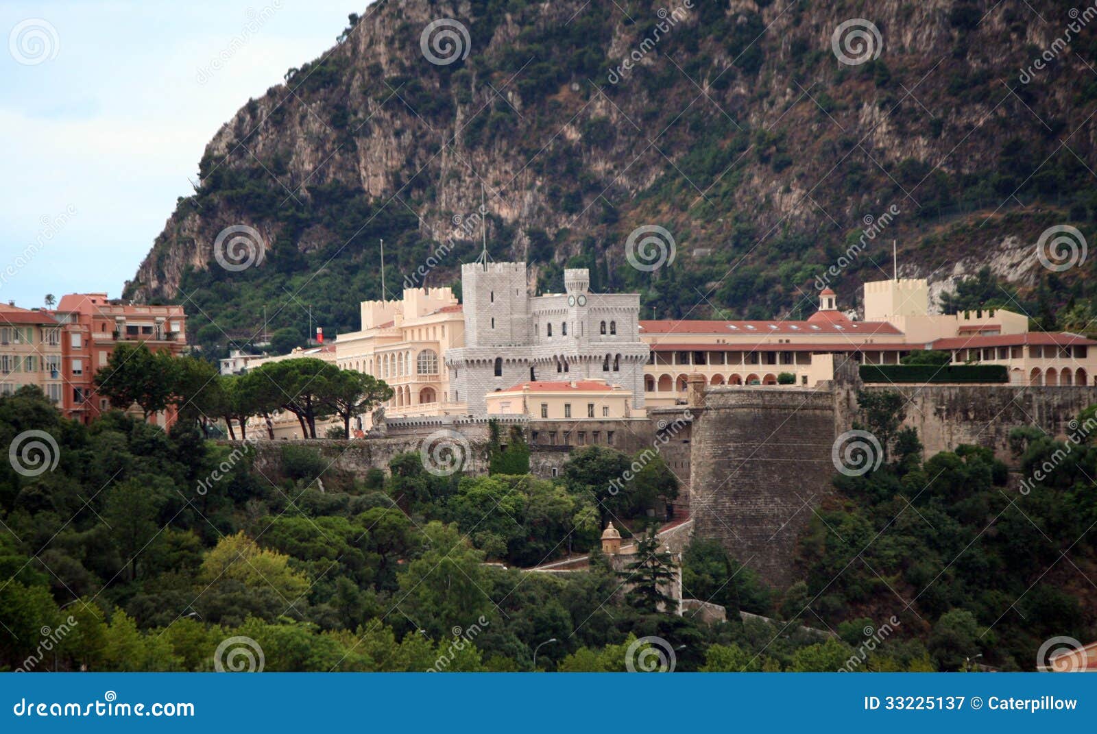 The Prince S Palace of Monaco Stock Image - Image of monaco, arches ...