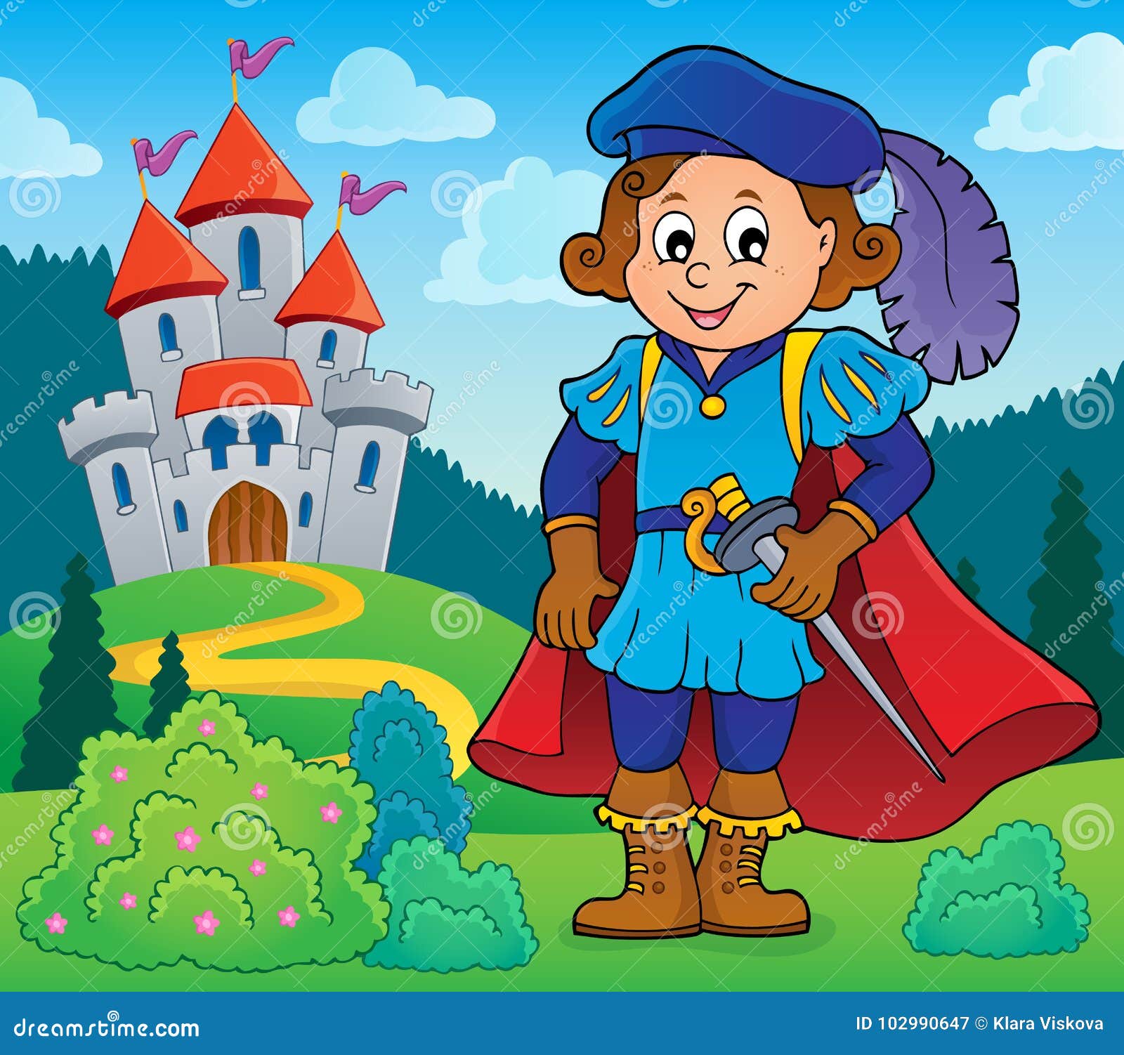 Prince theme image 5 stock vector. Illustration of noble - 102990647