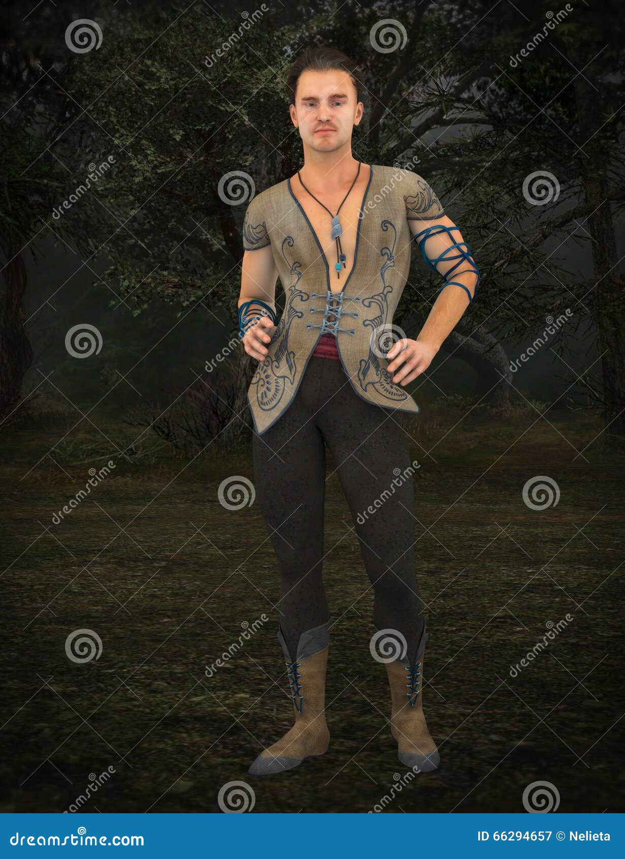 Wood Prince Royalty-Free Cartoon | CartoonDealer.com #66294683