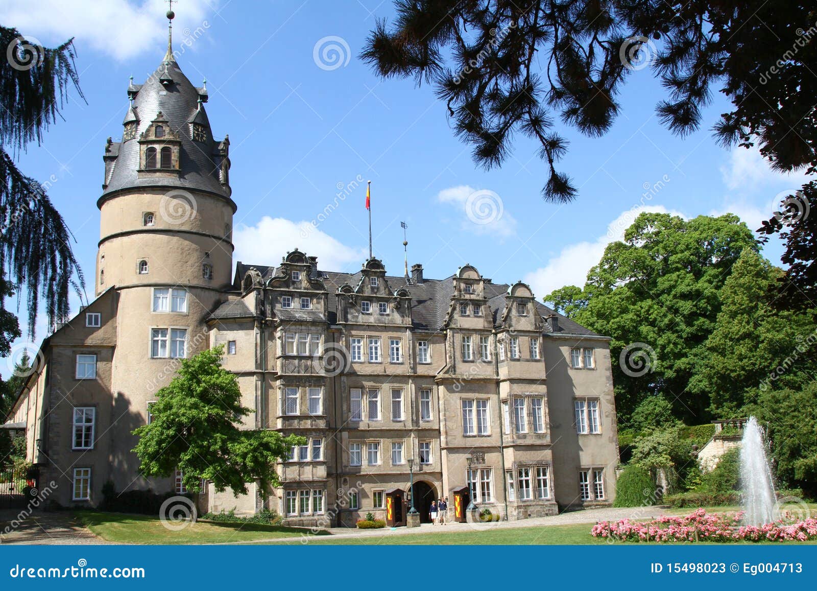 The Princely Castle of Detmold Stock Image - Image of classicism ...