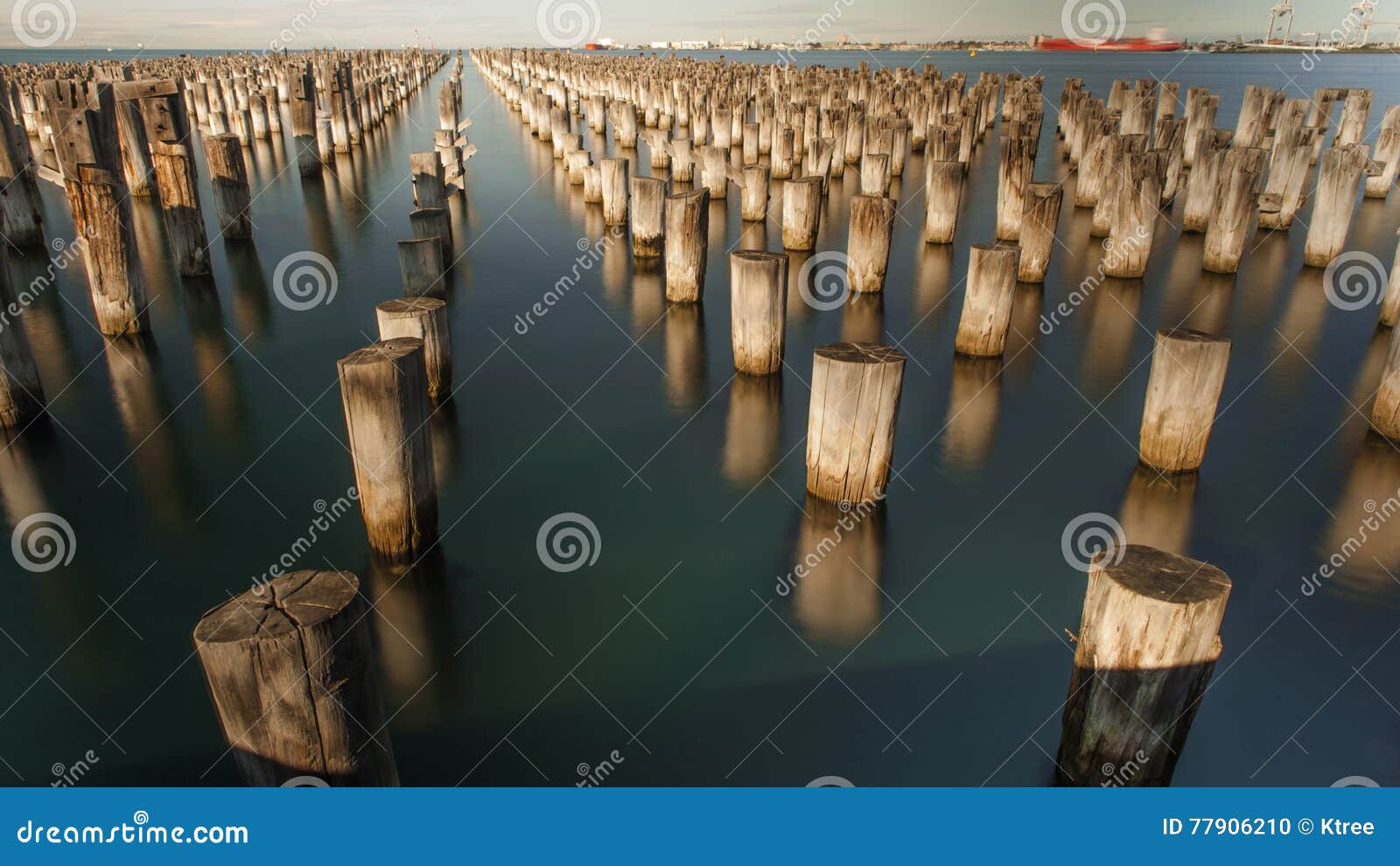 Princes Pier, Melbourne, Australia Stock Photo - Image of dock ...