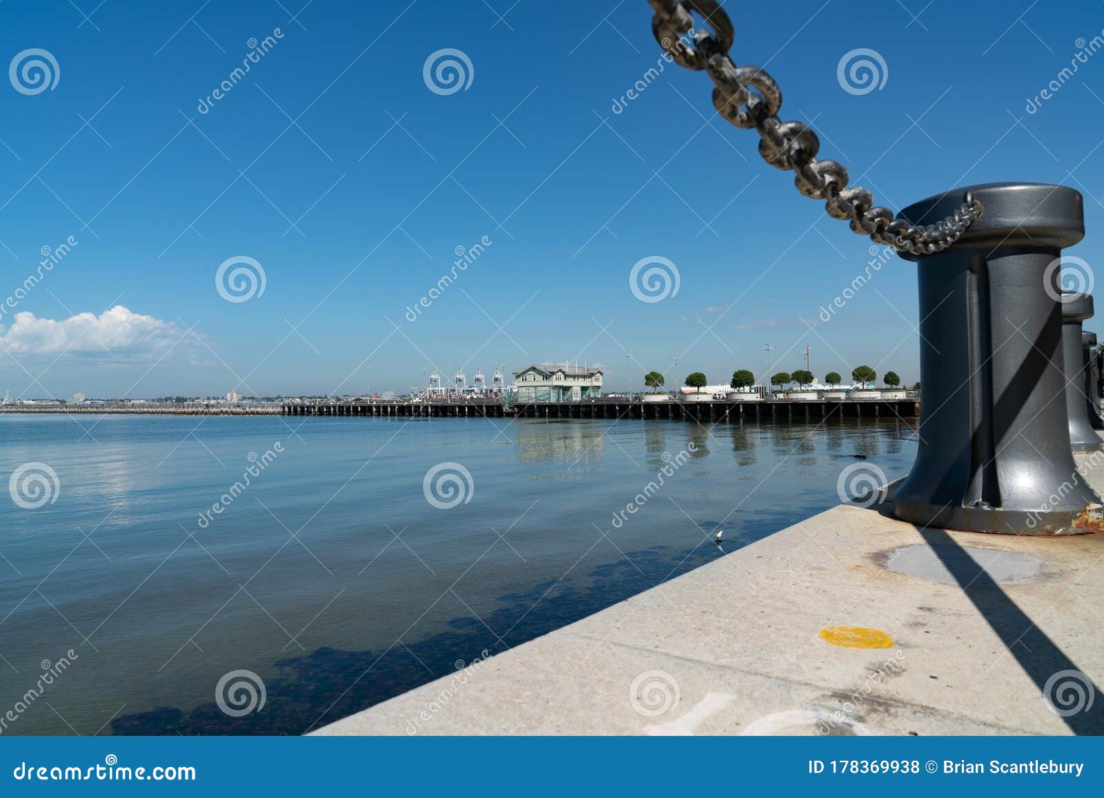 Princes Pier in Melbourne Harbour, Australia Stock Photo - Image of ...
