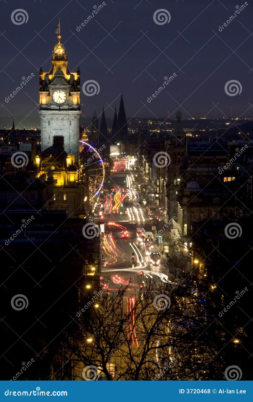 Princes Street, Edinburgh, Scotland Stock Photo - Image of lothian ...