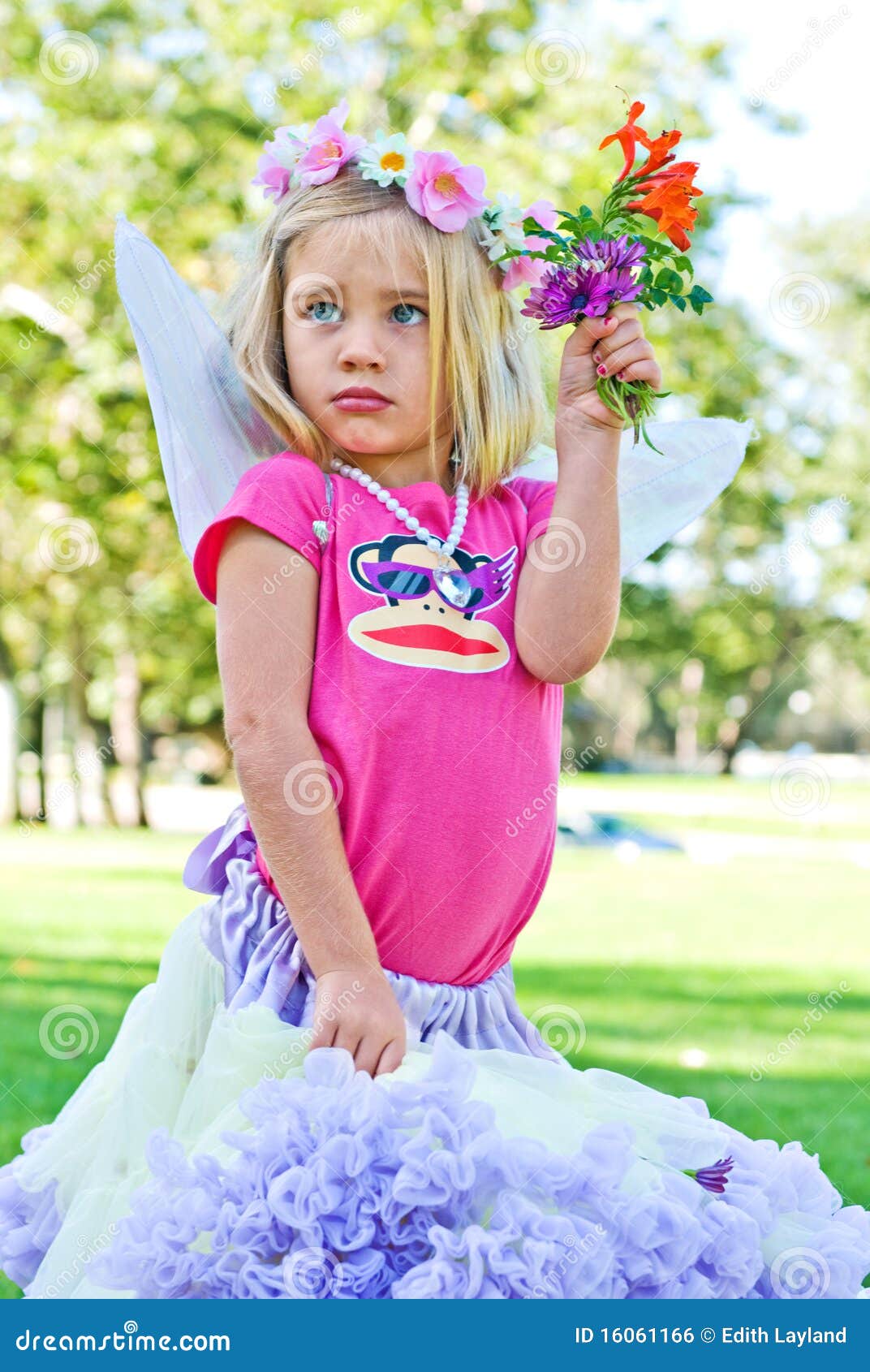 Princesa De Hadas with Flowers Foto de archivo - Imagen de parque ...