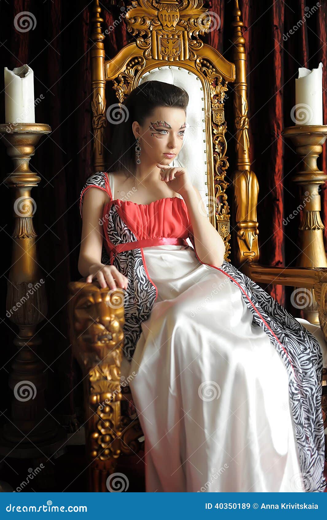 Princesa Medieval De La Fantasía Imagen de archivo - Imagen de cara ...