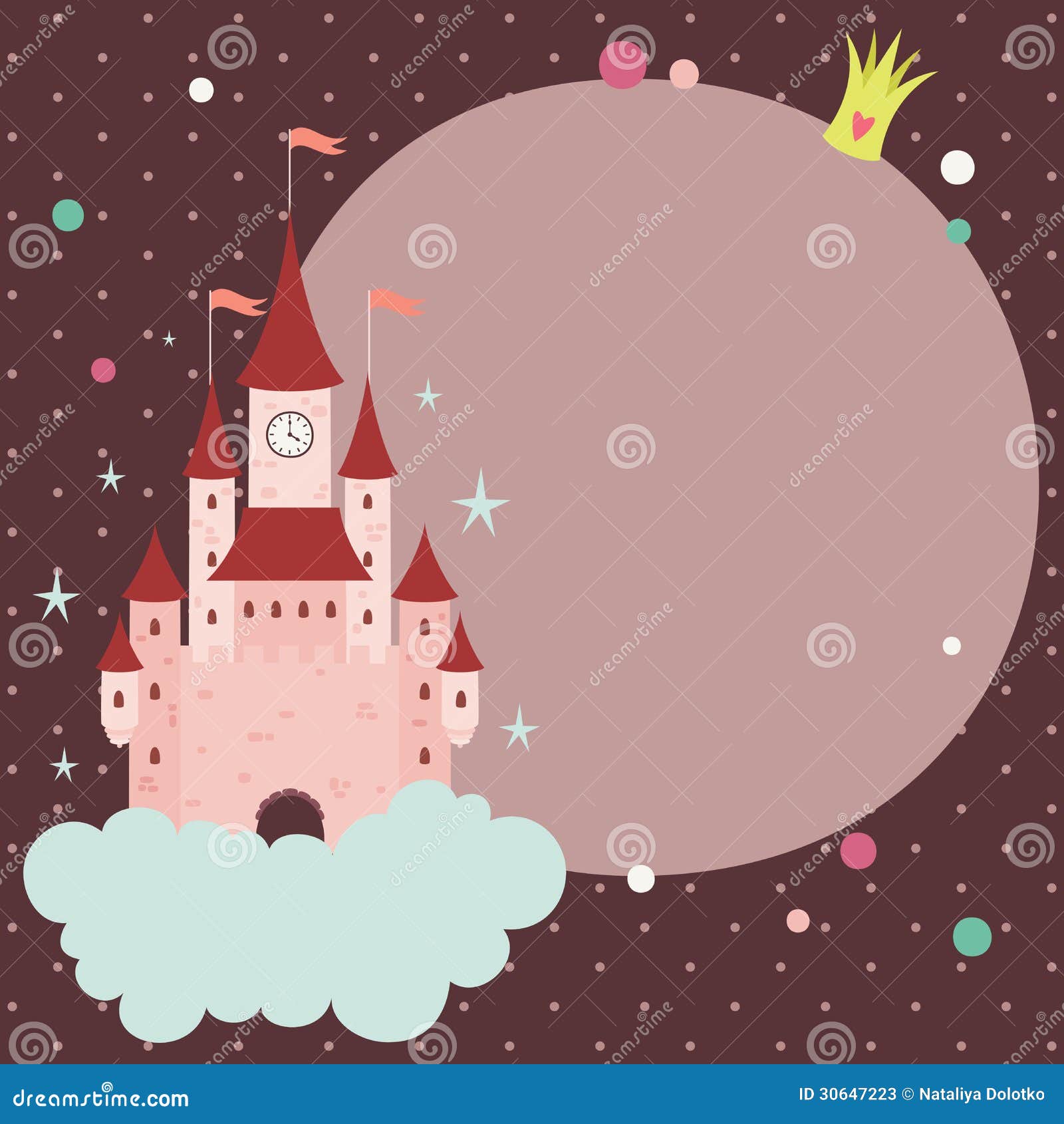 Princess Background Vector Illustration | CartoonDealer.com #30645300