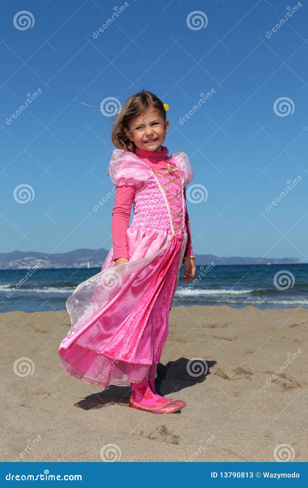 Princess on a beach stock image. Image of blue, caucasian - 13790813