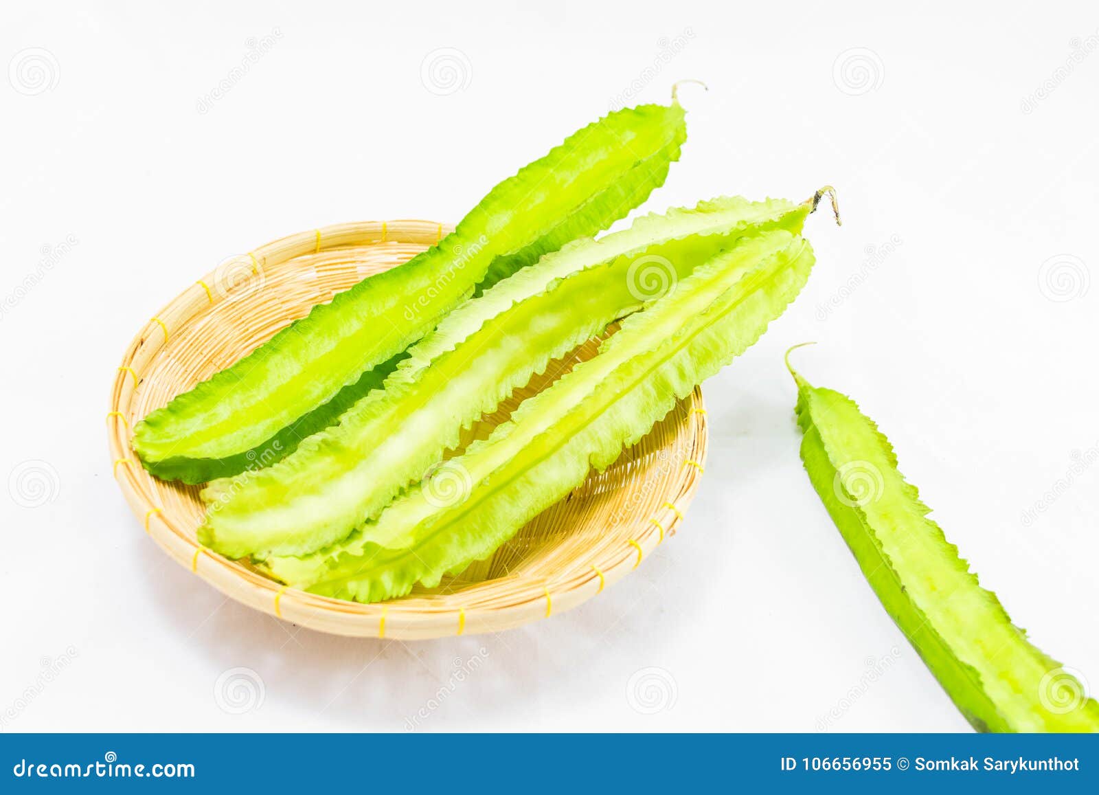 Princess Bean on white stock image. Image of cook, closeup - 106656955