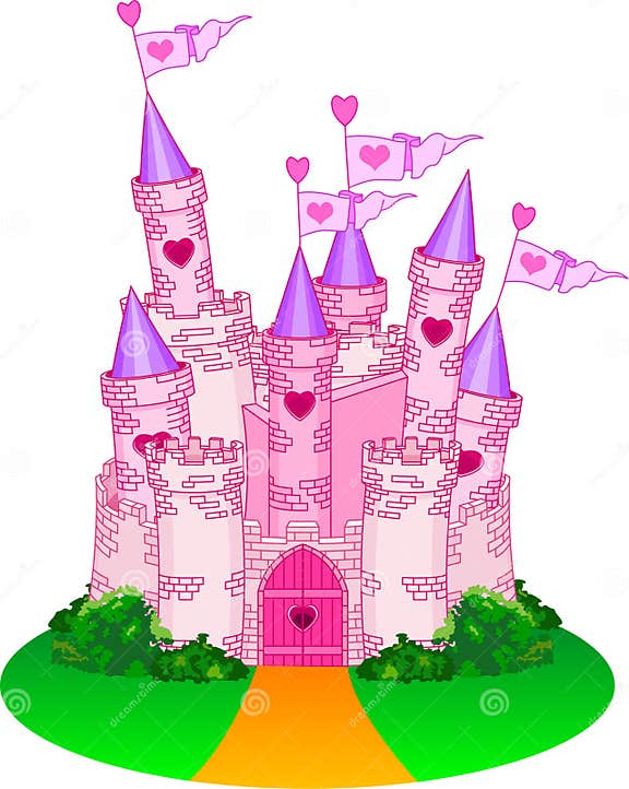 Princess Castle stock vector. Illustration of fantasy - 8564039