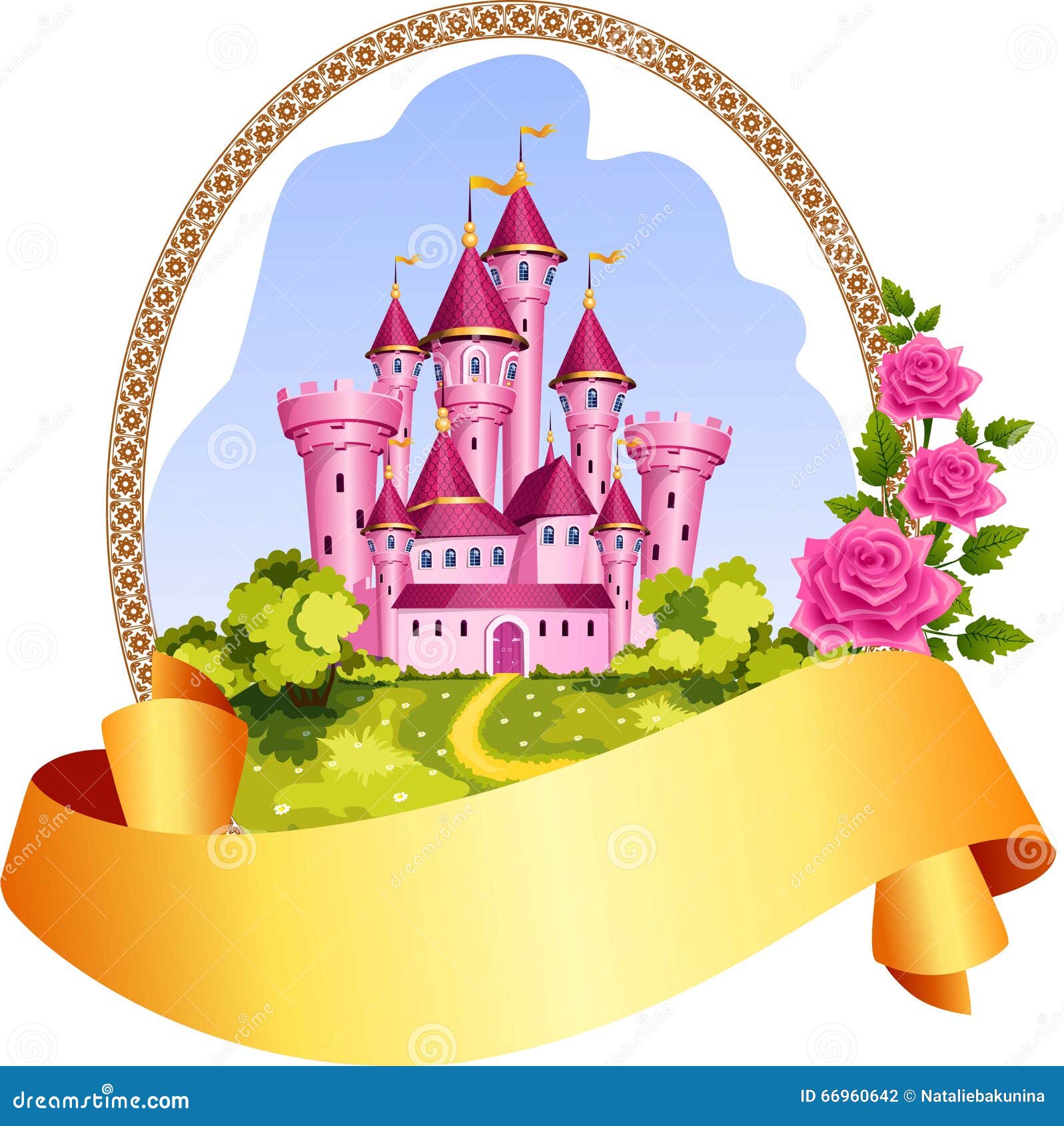 Princess Castle Clip Art