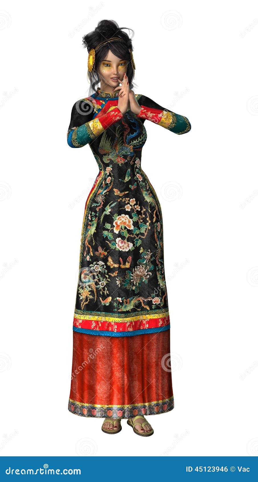 Princess of China stock illustration. Illustration of women - 45123946