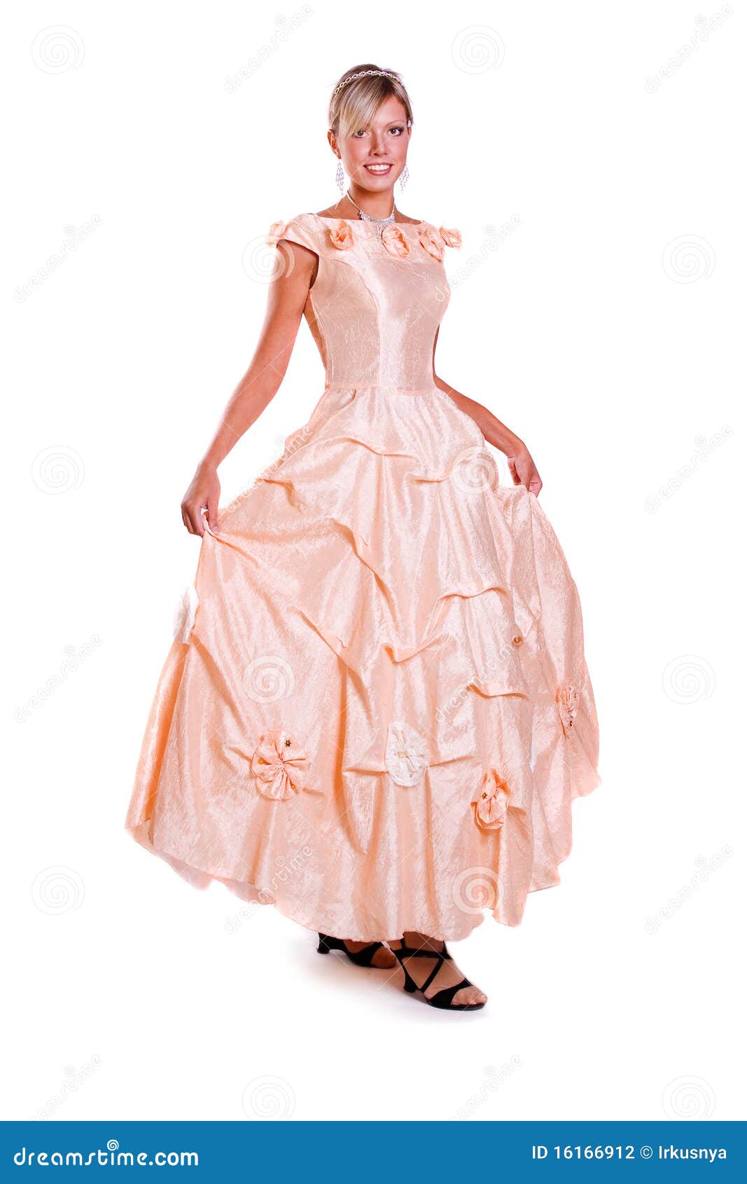 Princess costumes woman stock photo. Image of isolated - 16166912