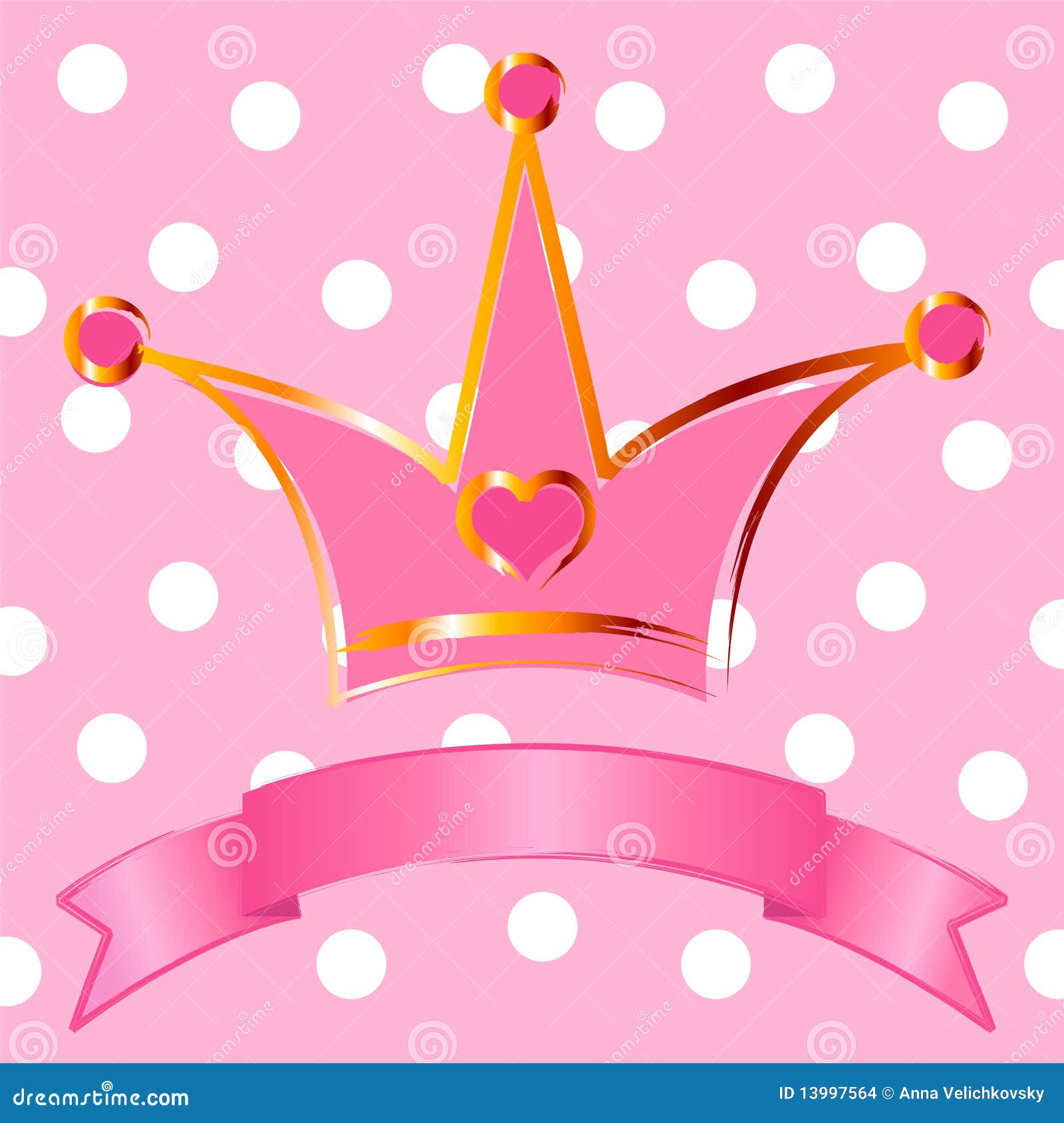 Pink Princess Crowns Logo