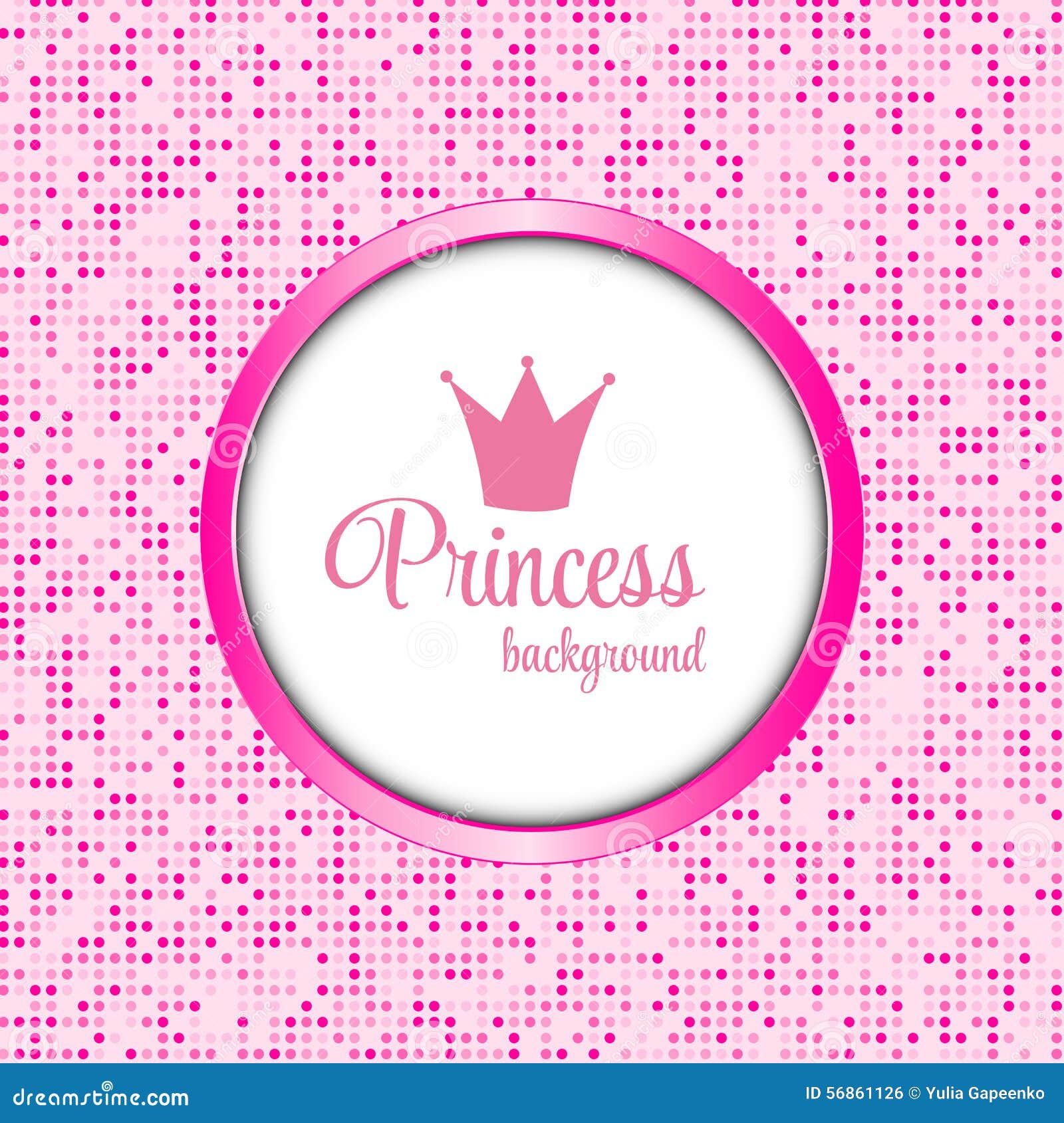 Crown Frame Border Invitation Card Royalty-Free Stock Photography ...