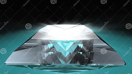 Princess cut diamond stock illustration. Illustration of jewellery ...