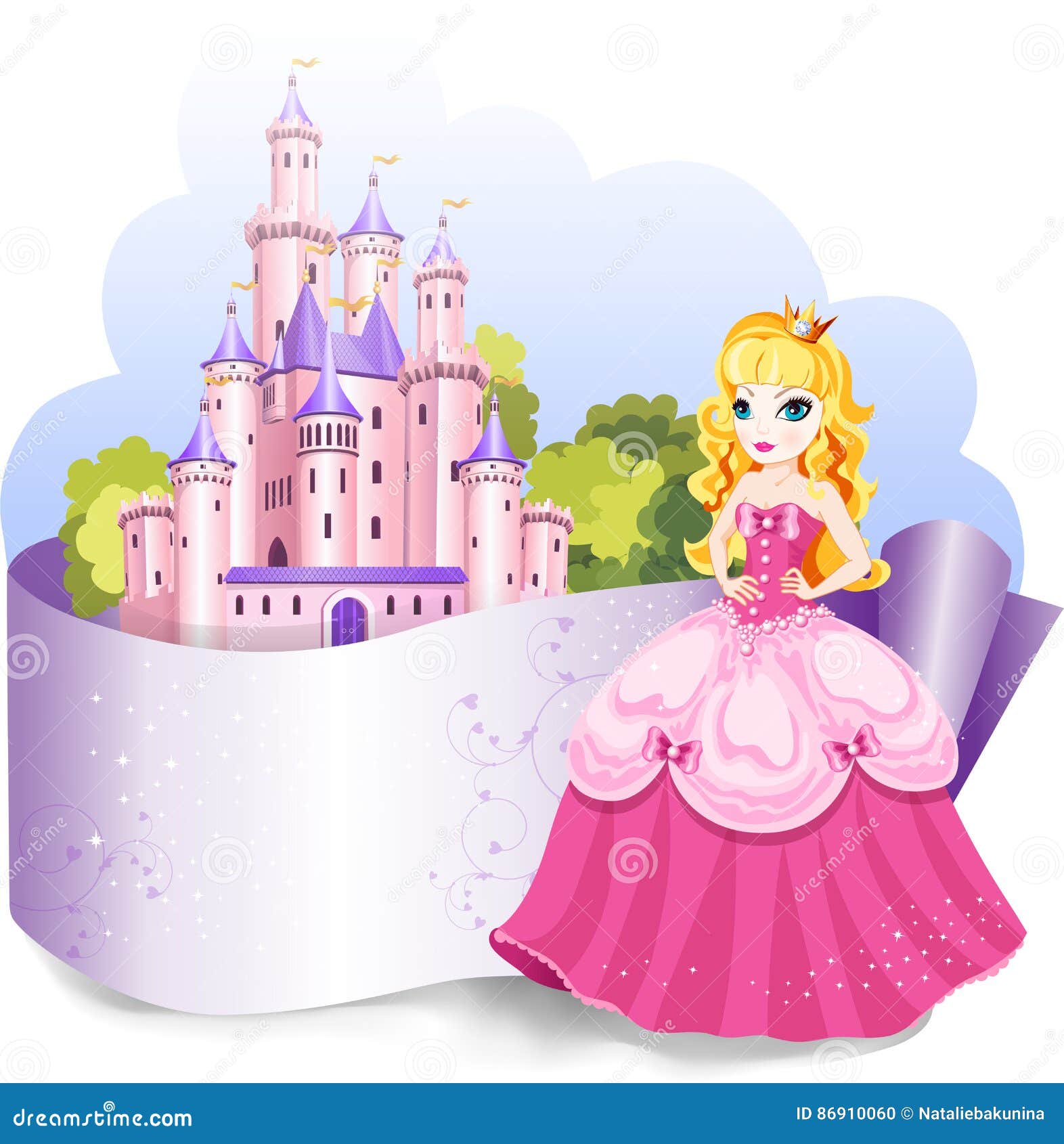 Princess Design Element. Vector Illustration | CartoonDealer.com #86910060