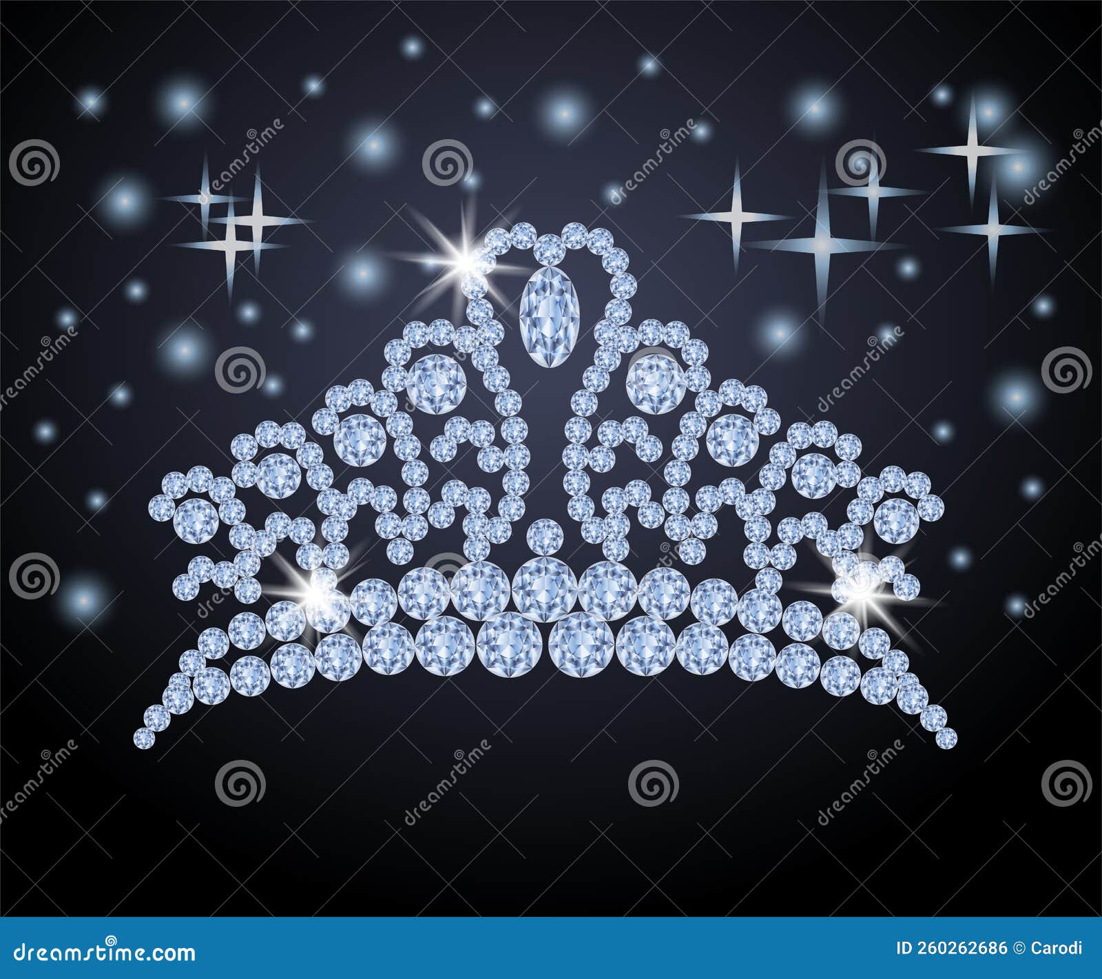 Princess Diamond Tiara, Vector Stock Vector - Illustration of luxury ...