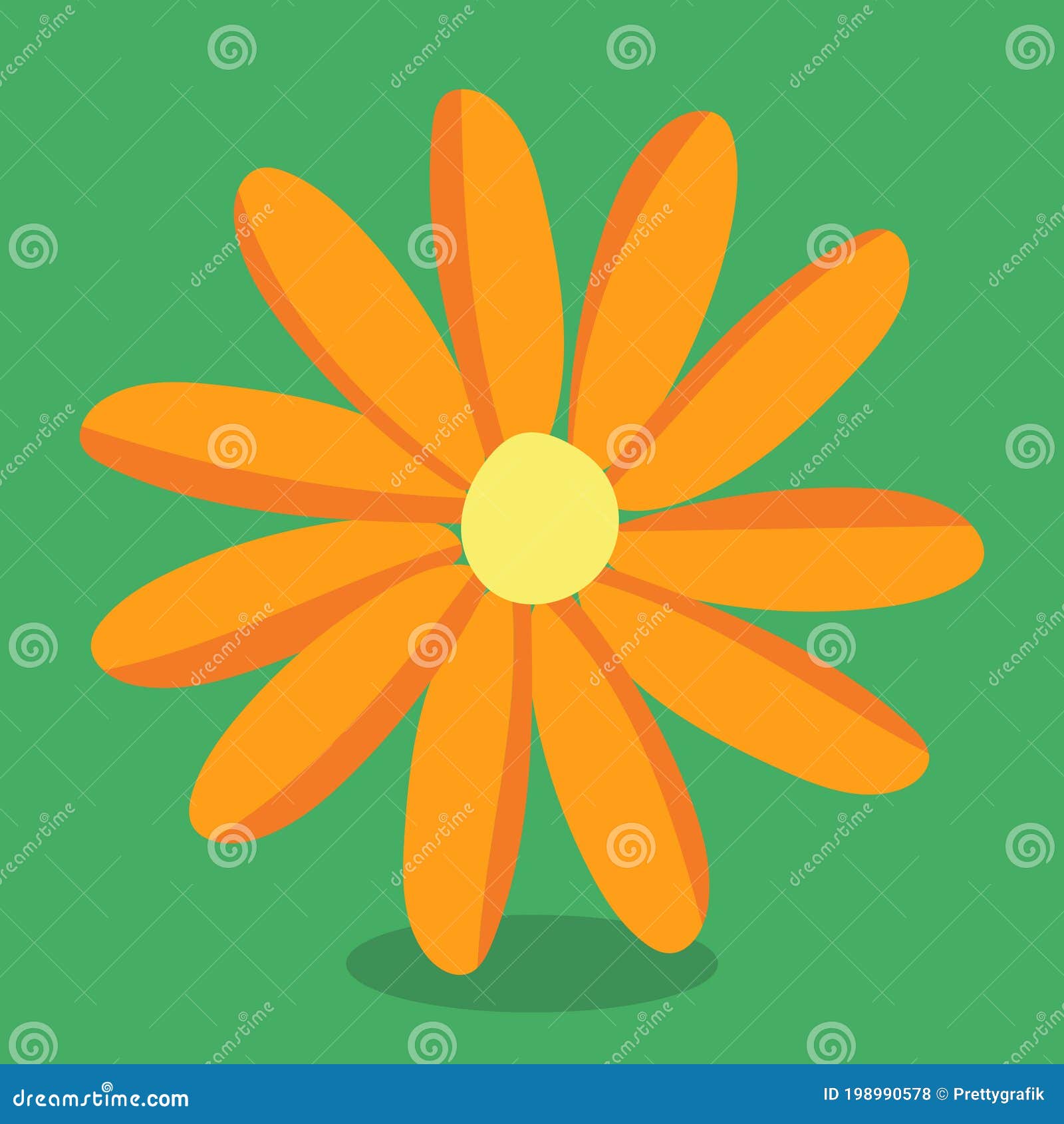 Princess Flower 25 stock vector. Illustration of vector - 198990578