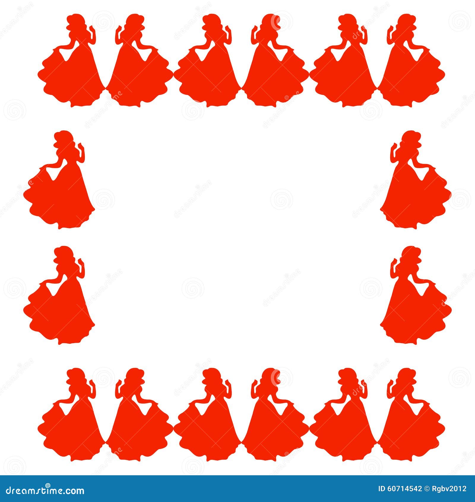 Princess Frame Set, Borders For Paper, Frame Design Royalty-Free ...