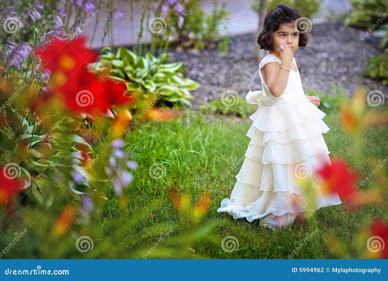 Princess in the garden stock photo. Image of grass, country - 5994962
