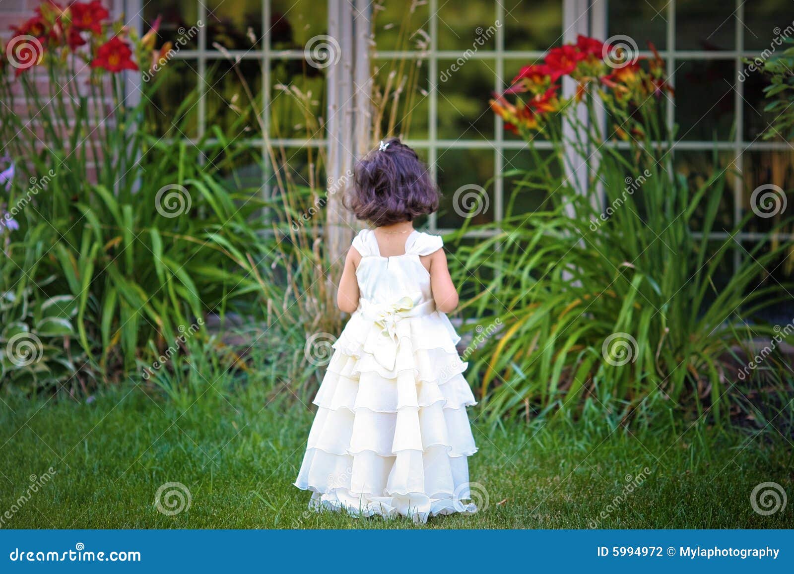 Princess in the garden stock photo. Image of flowers, lifestyle - 5994972