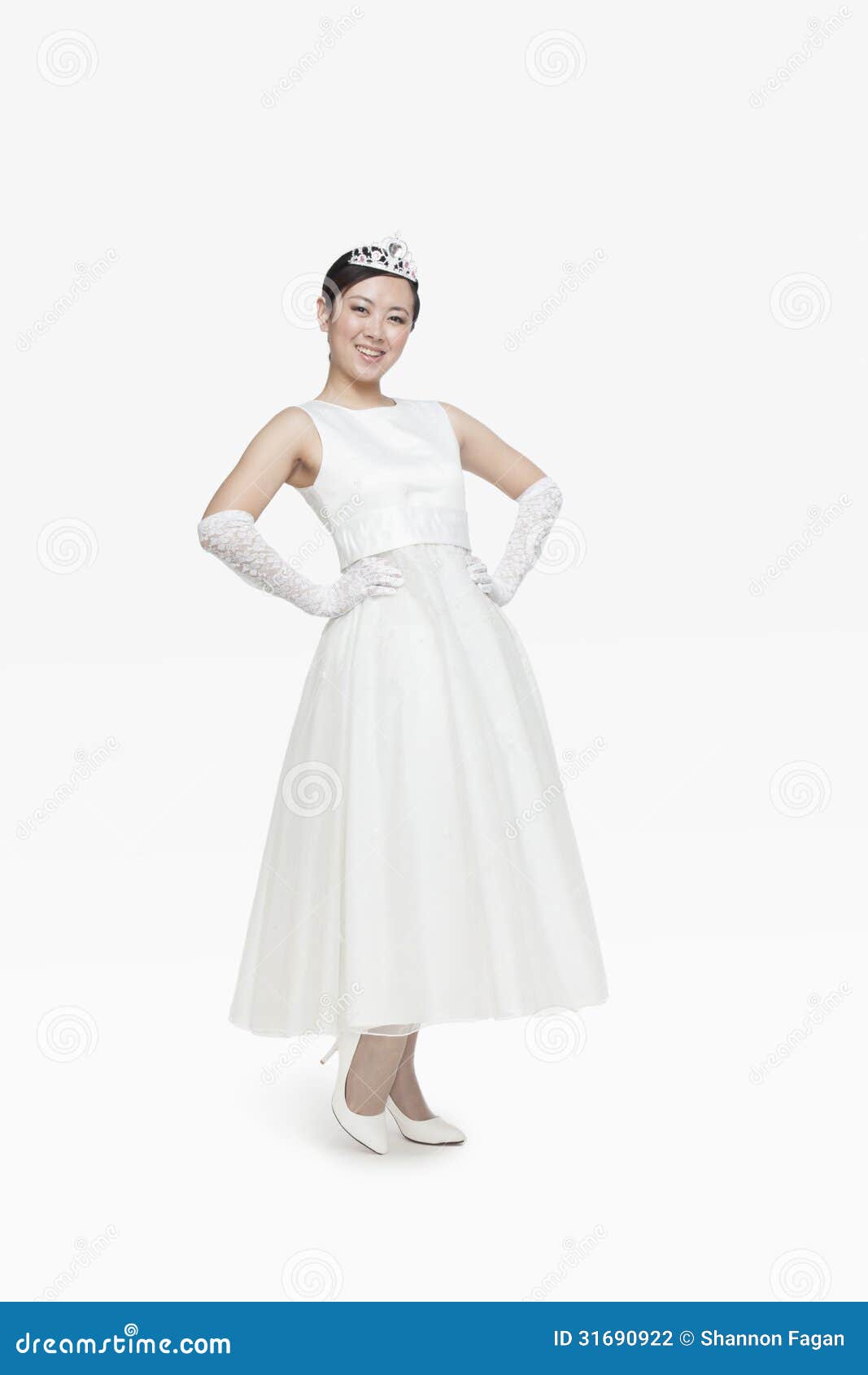 Princess with Hands on Hips Stock Photo - Image of gown, cool: 31690922