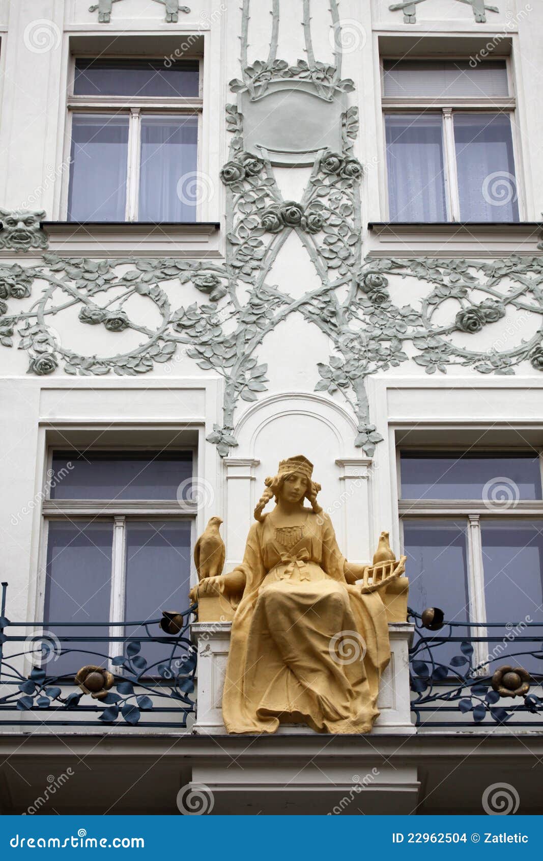 Princess Libuse Statue Prague Stock Photo - Image of karlova, libuse ...