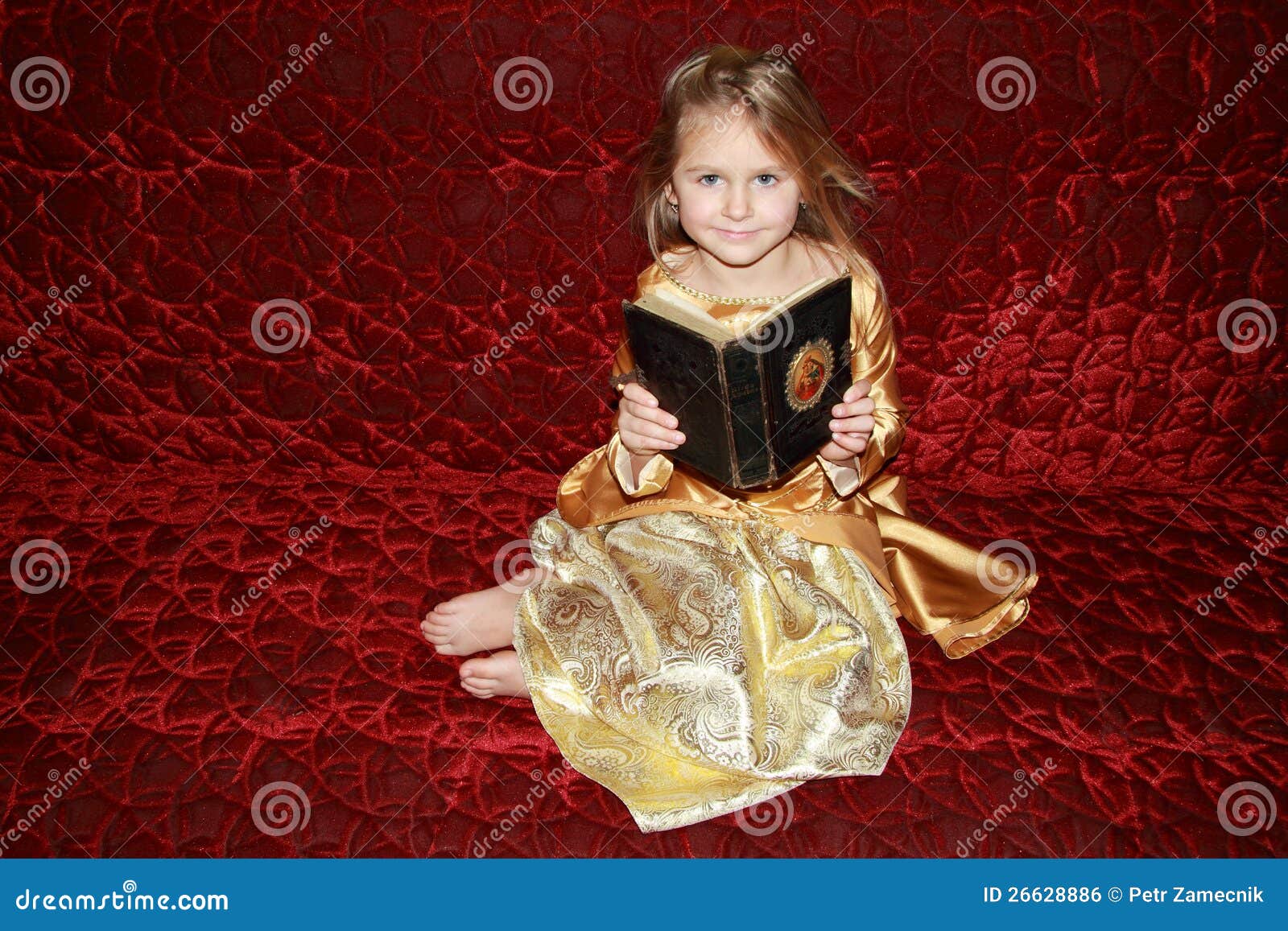 Princess with an old book stock photo. Image of smiling - 26628886