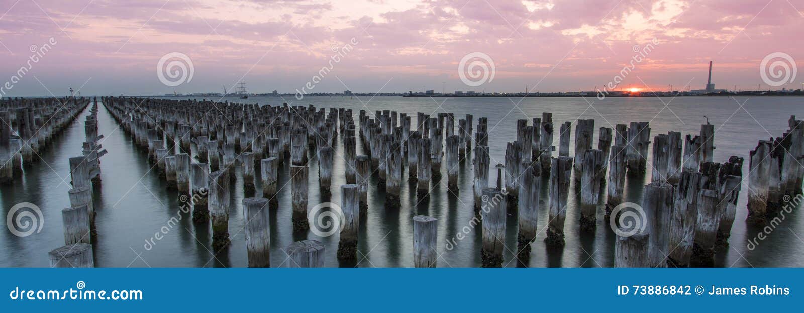 Princess Pier sunset stock photo. Image of sunset, ocean - 73886842