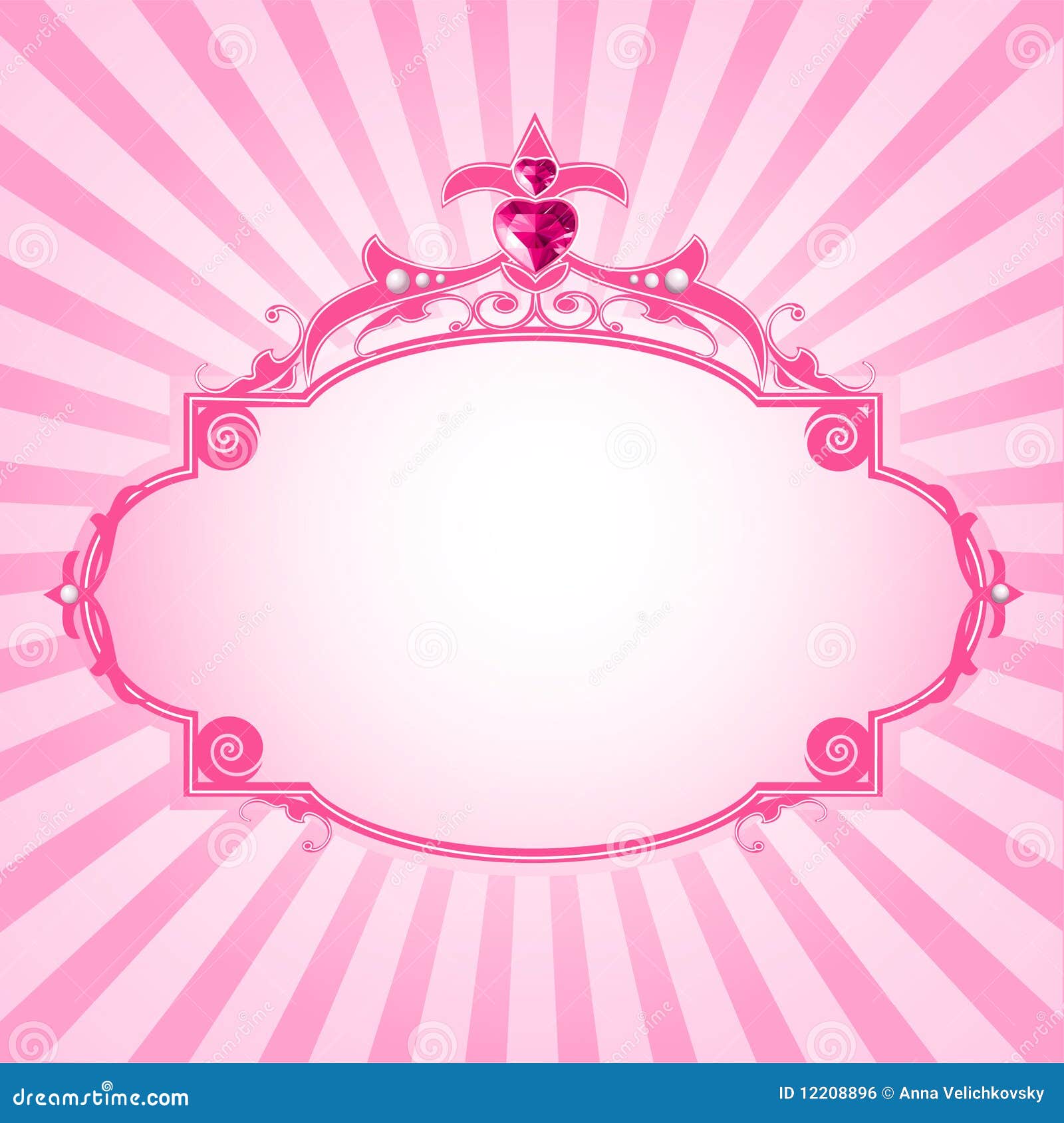 Princess Pink Crown Isolated - PNG Royalty-Free Cartoon | CartoonDealer ...