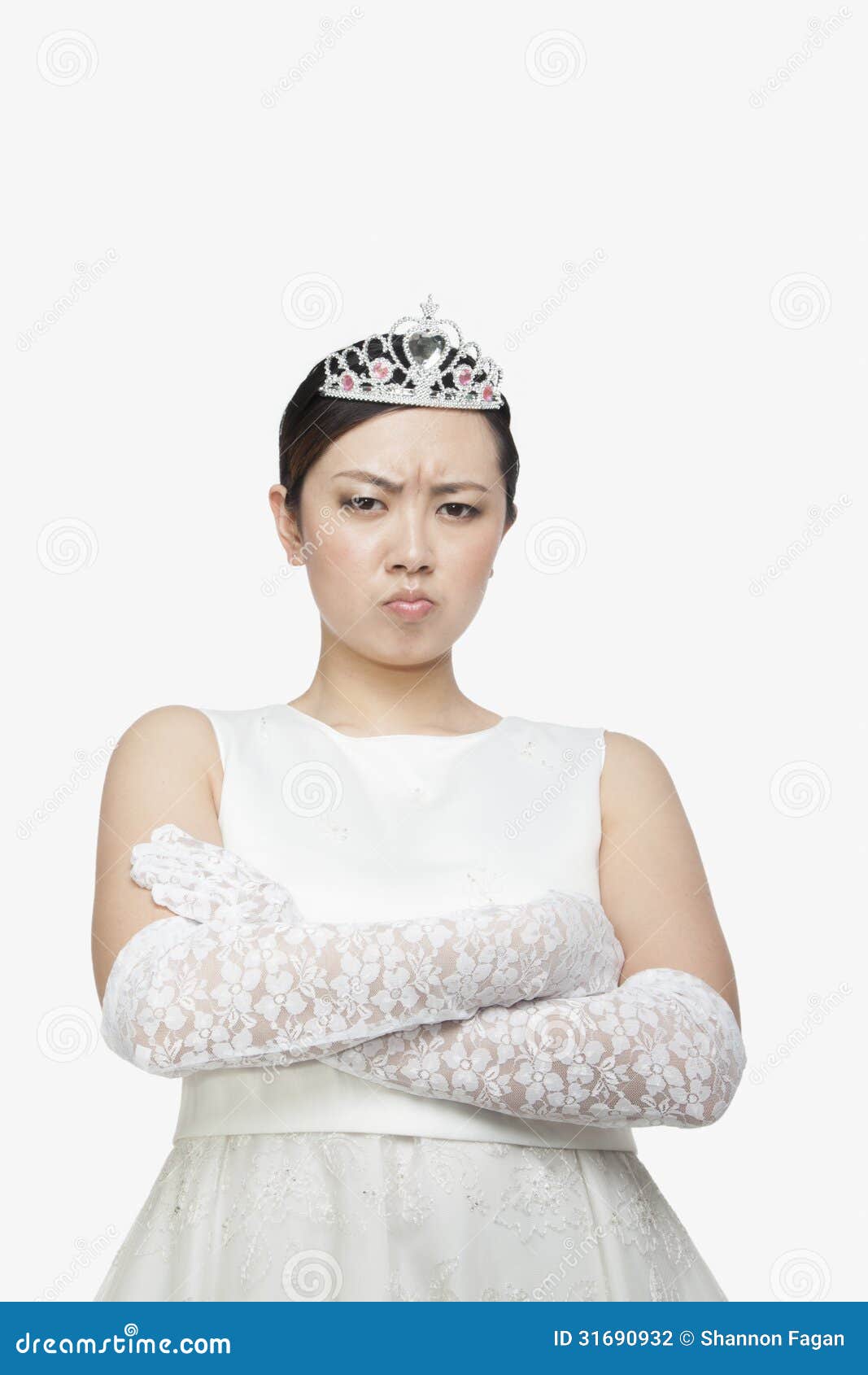 Princess with Pouting Face stock photo. Image of fairy - 31690932