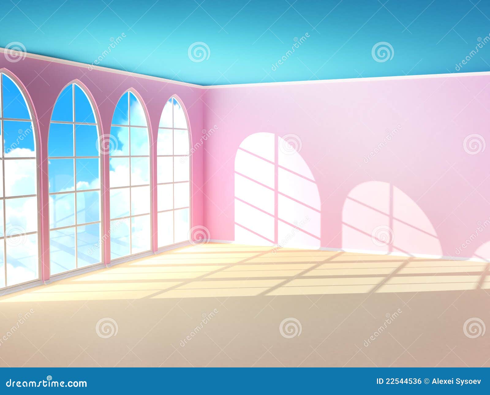 Princess room stock illustration. Illustration of childhood - 22544536