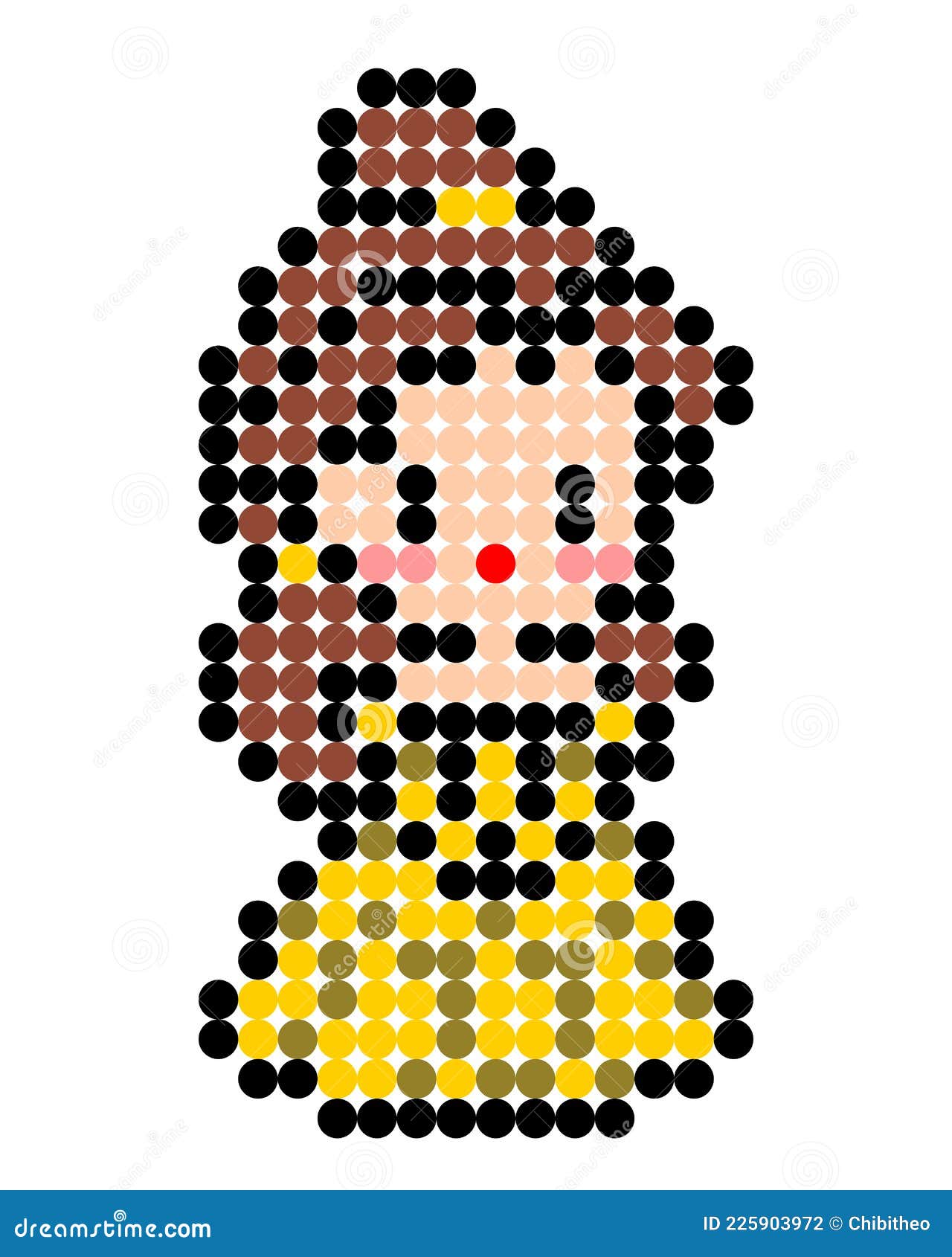 A Princess S Dot Pattern, for Cross Stitch Patterns and Beading ...