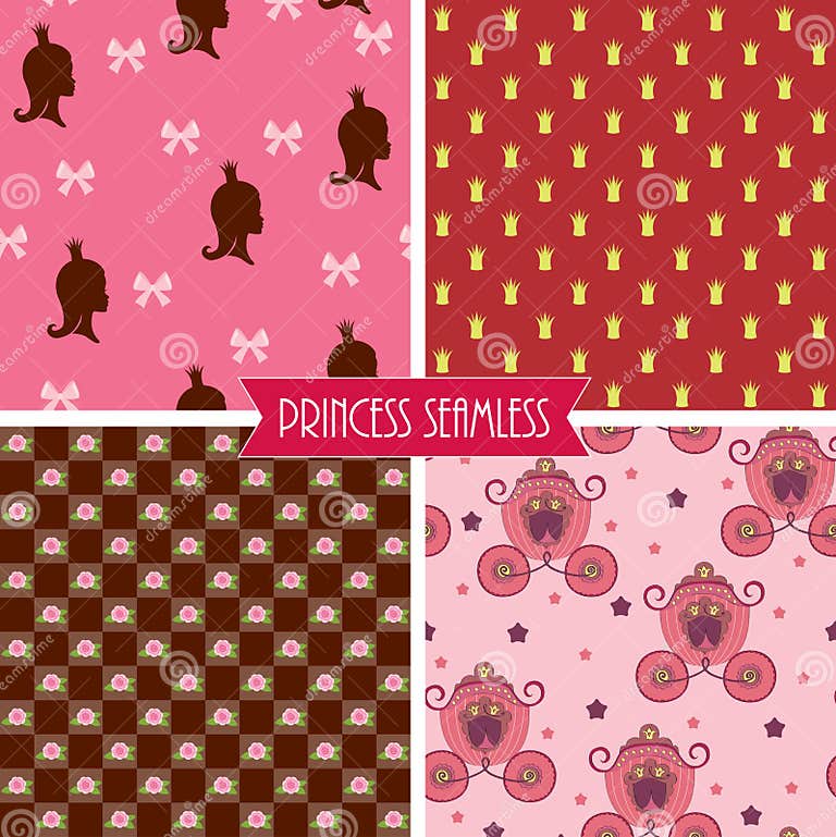 Princess seamless stock vector. Illustration of kingdom - 33252357