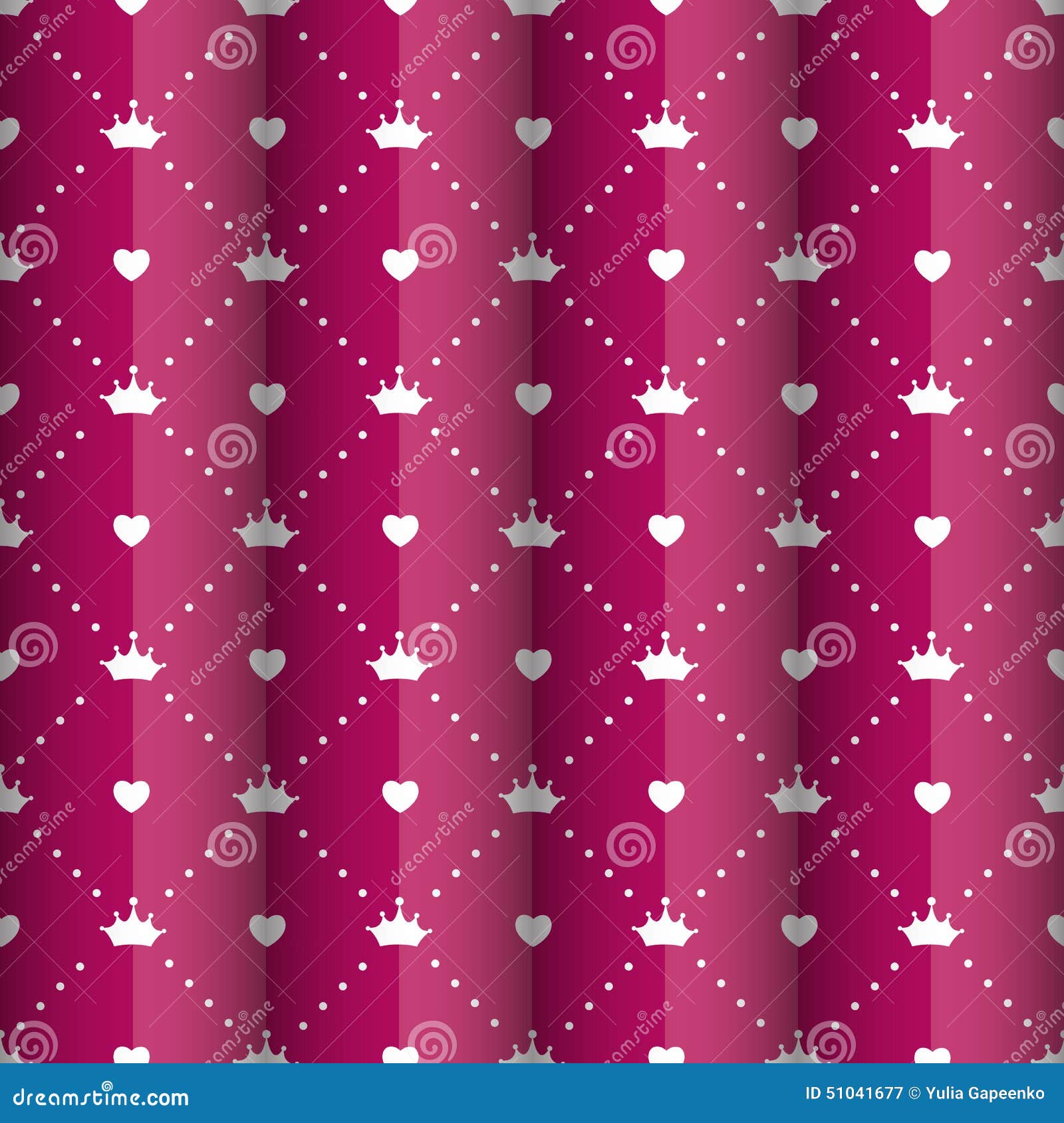 Princess Seamless Pattern Background Vector Stock Vector - Illustration ...