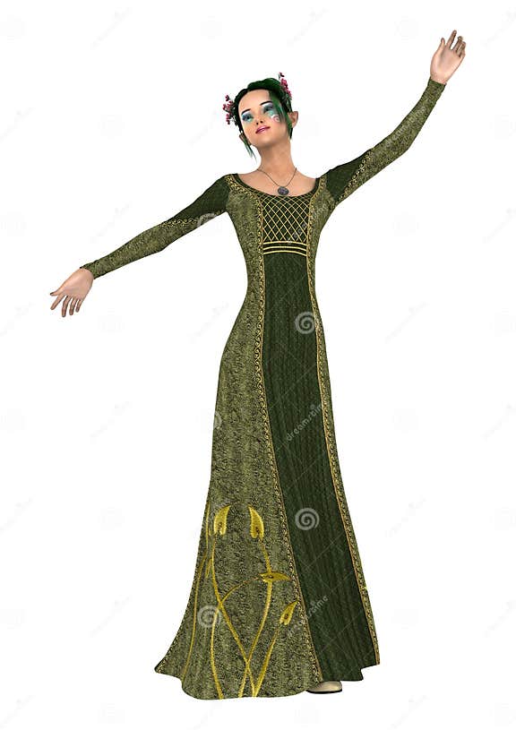 Princess of Spring stock illustration. Illustration of female - 56489002